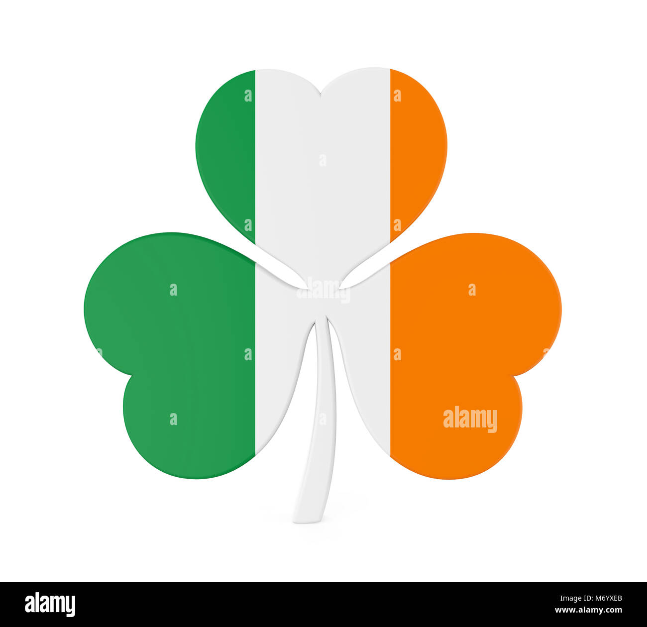 Shamrock St. Patrick's Day Isolated Stock Photo - Alamy
