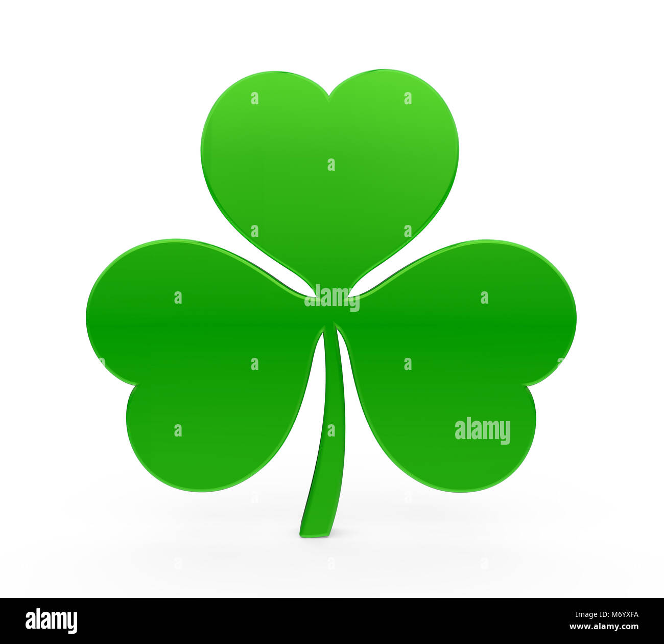 Shamrock St. Patrick's Day Isolated Stock Photo - Alamy
