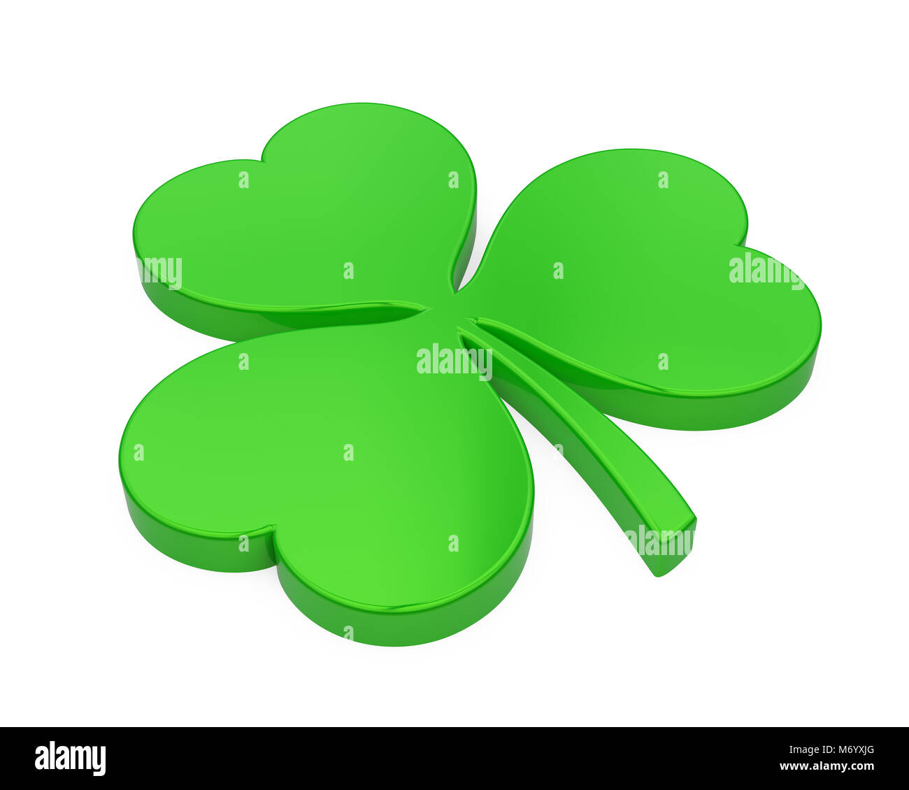 Shamrock St. Patrick's Day Isolated Stock Photo - Alamy