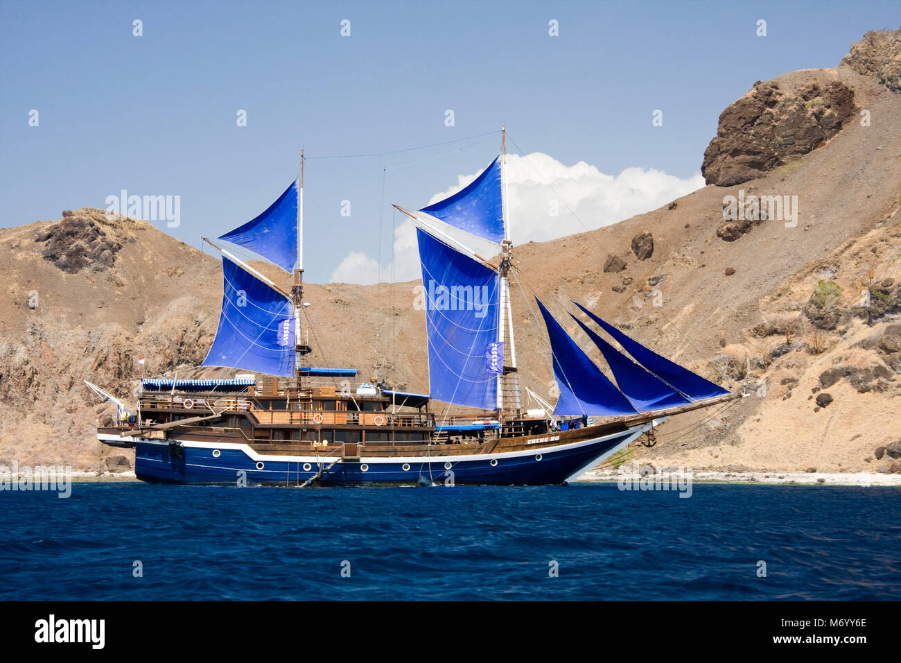 The "Cheng-Ho" is a live aboard scuba diving charter vessel pictured ...