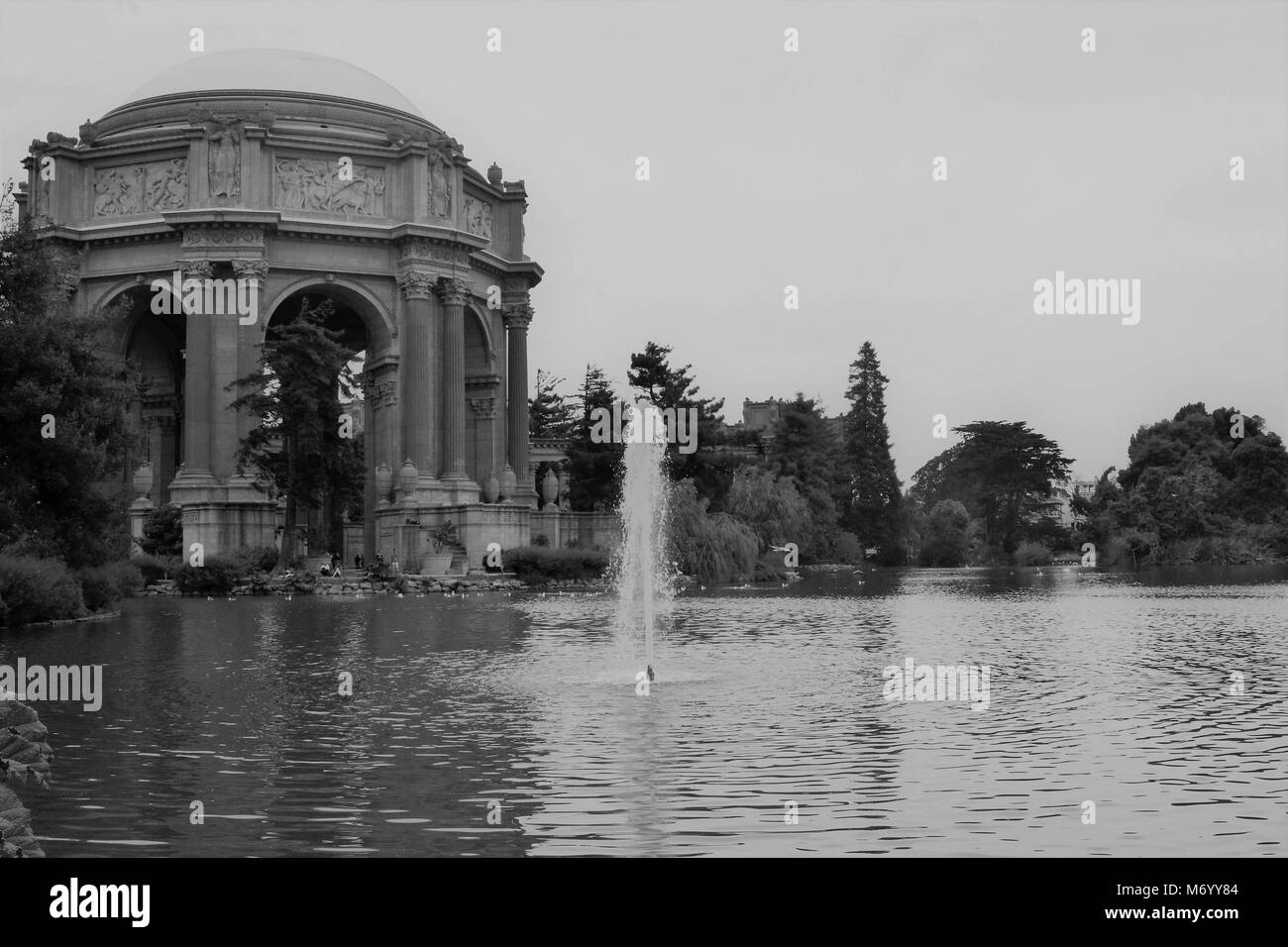 Fine arts district Black and White Stock Photos & Images - Alamy