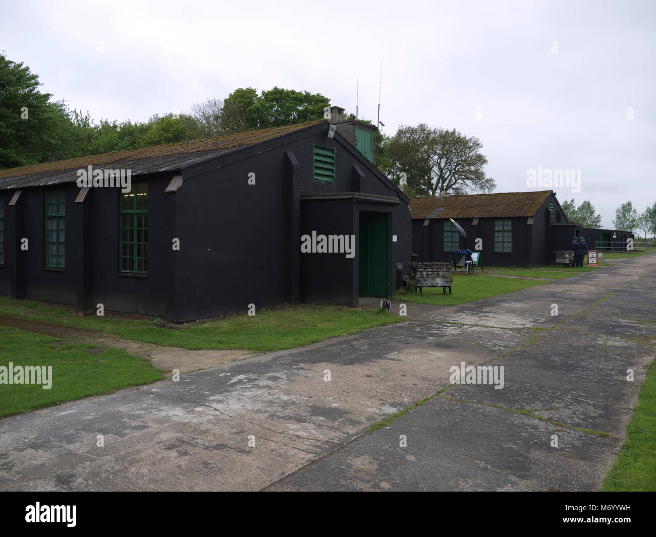 WWII buildings for RAF crew at Thorpe camp visitor centre Stock Photo ...