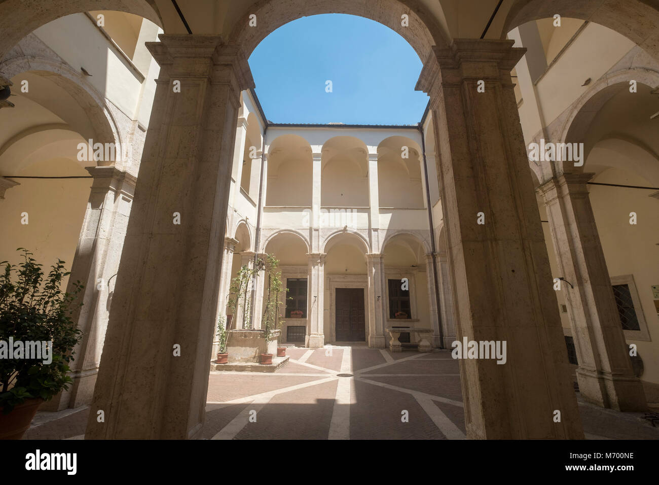 Alviano (Terni, Umbria, Italy): the medieval castle at summer ...