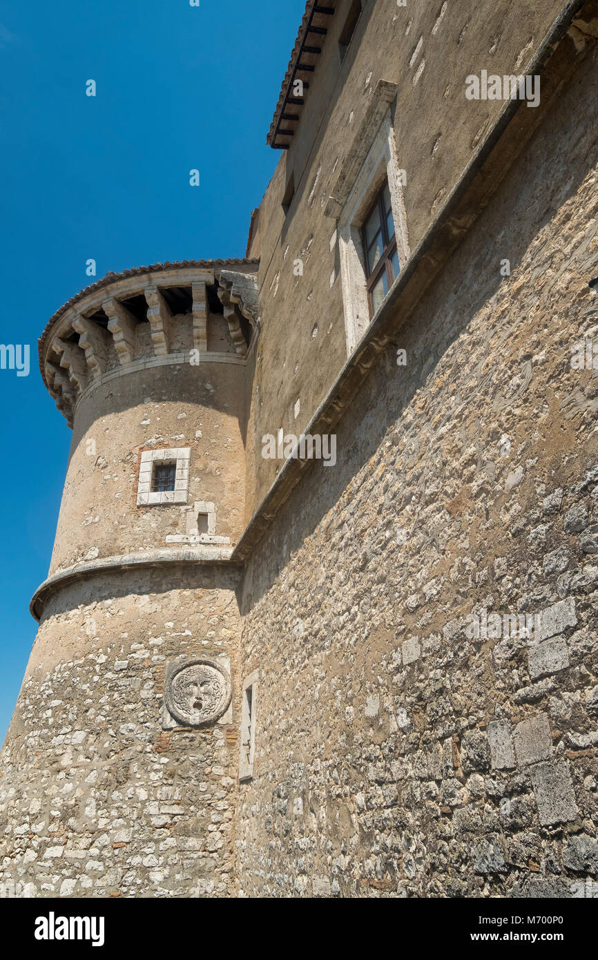 Alviano (Terni, Umbria, Italy): the medieval castle at summer Stock ...