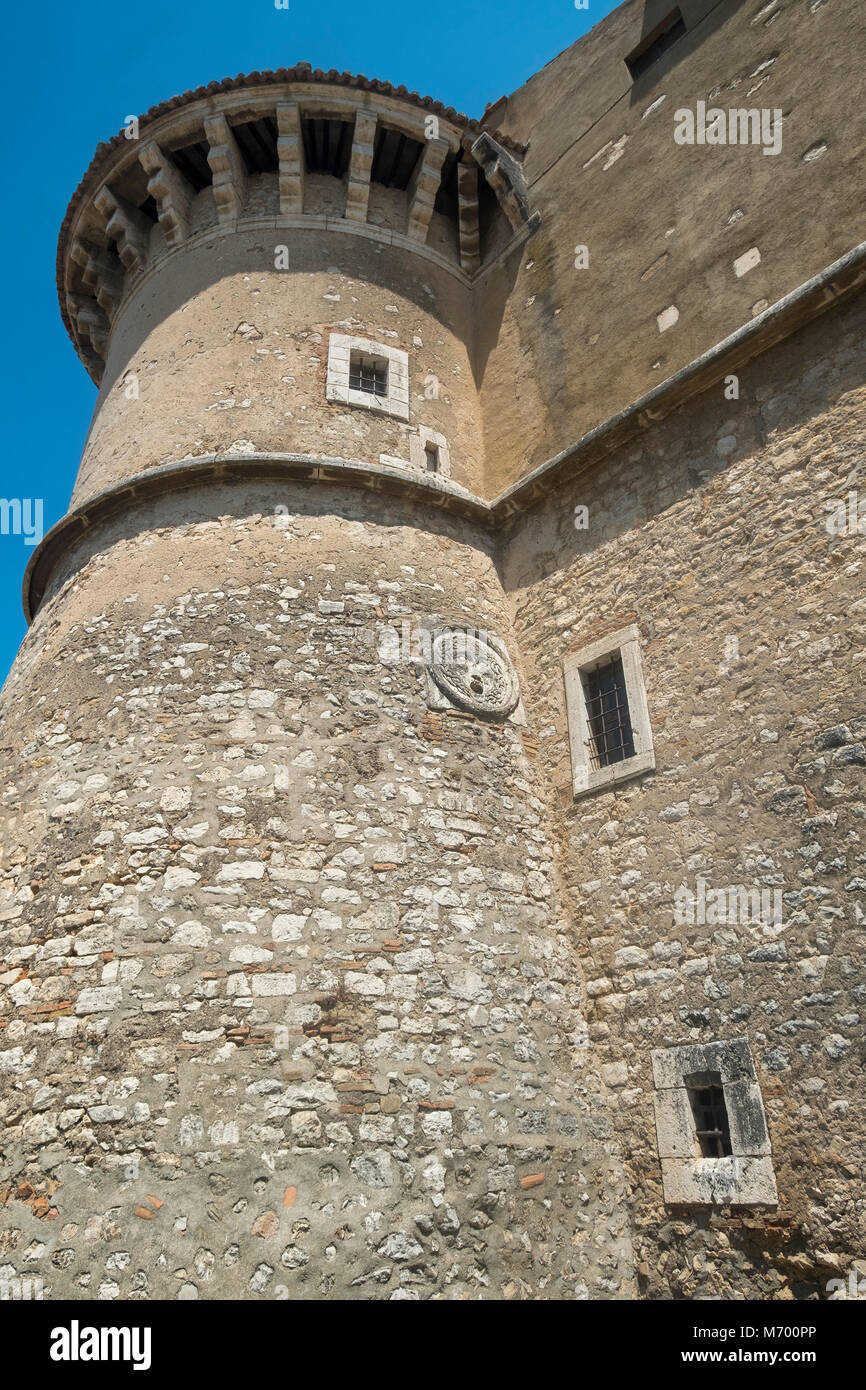 Alviano (Terni, Umbria, Italy): the medieval castle at summer Stock ...