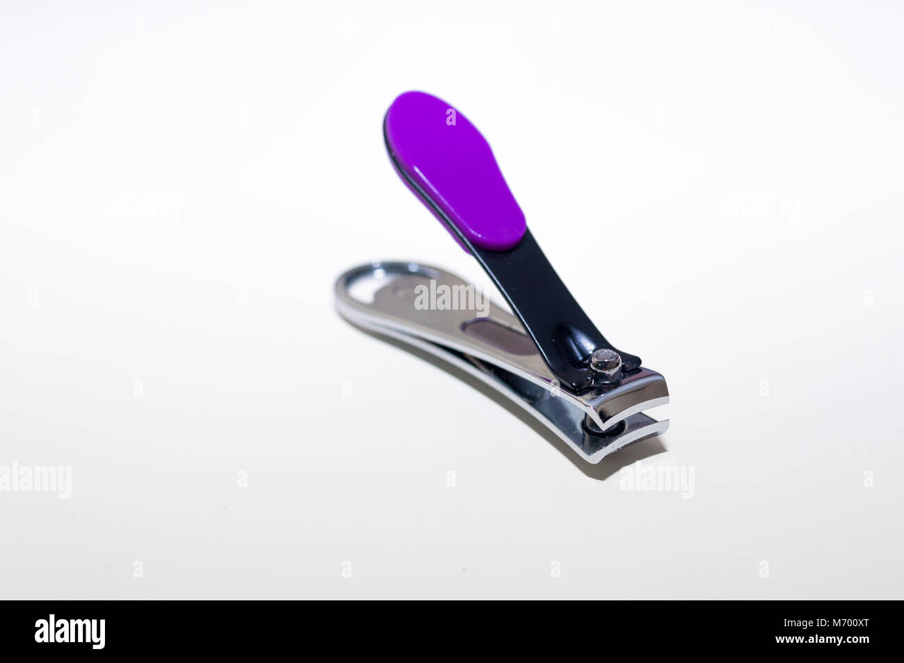 Nail cutter isolated on white background Stock Photo - Alamy