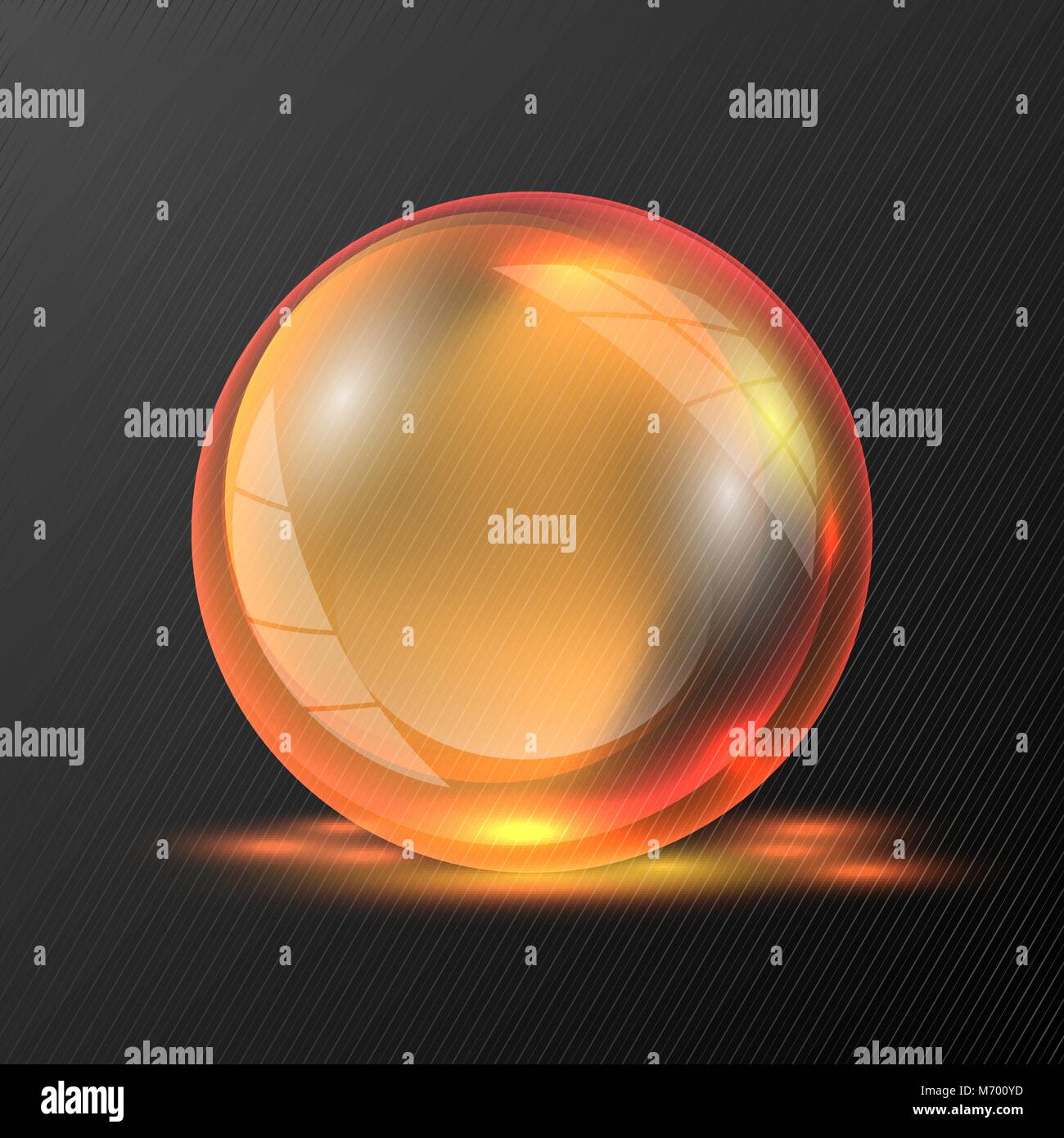 Blank transparent glass orange Stock Vector Images - Alamy