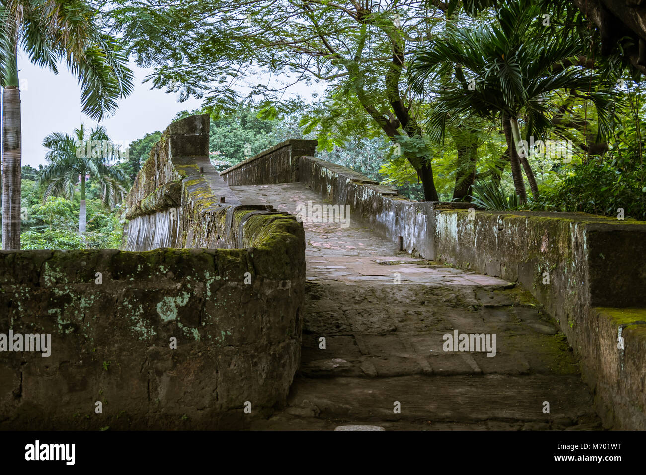 Ancient Bridge in Fort Santiago, Philippines Stock Photo - Alamy