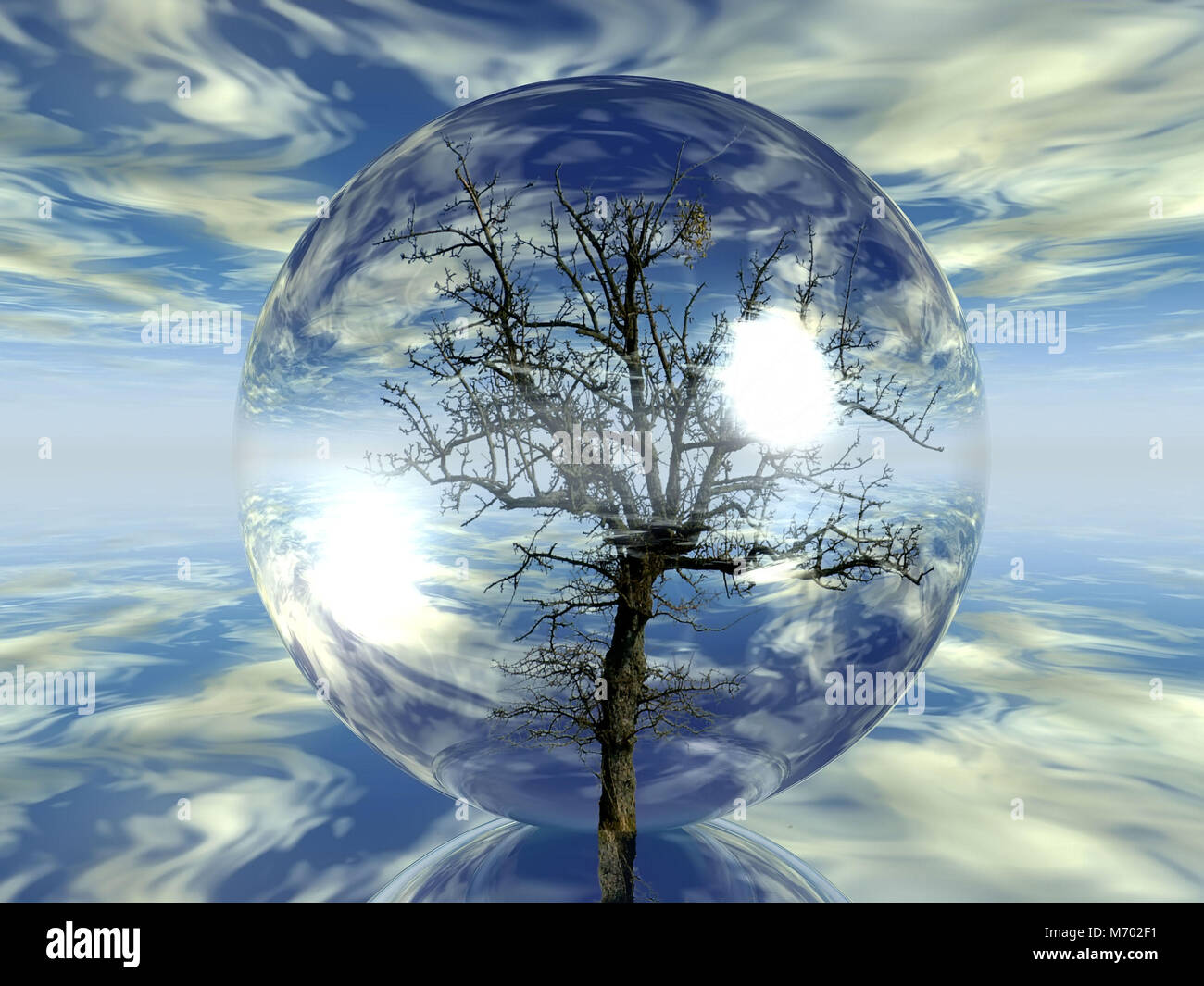 tree in a bubble Stock Photo - Alamy