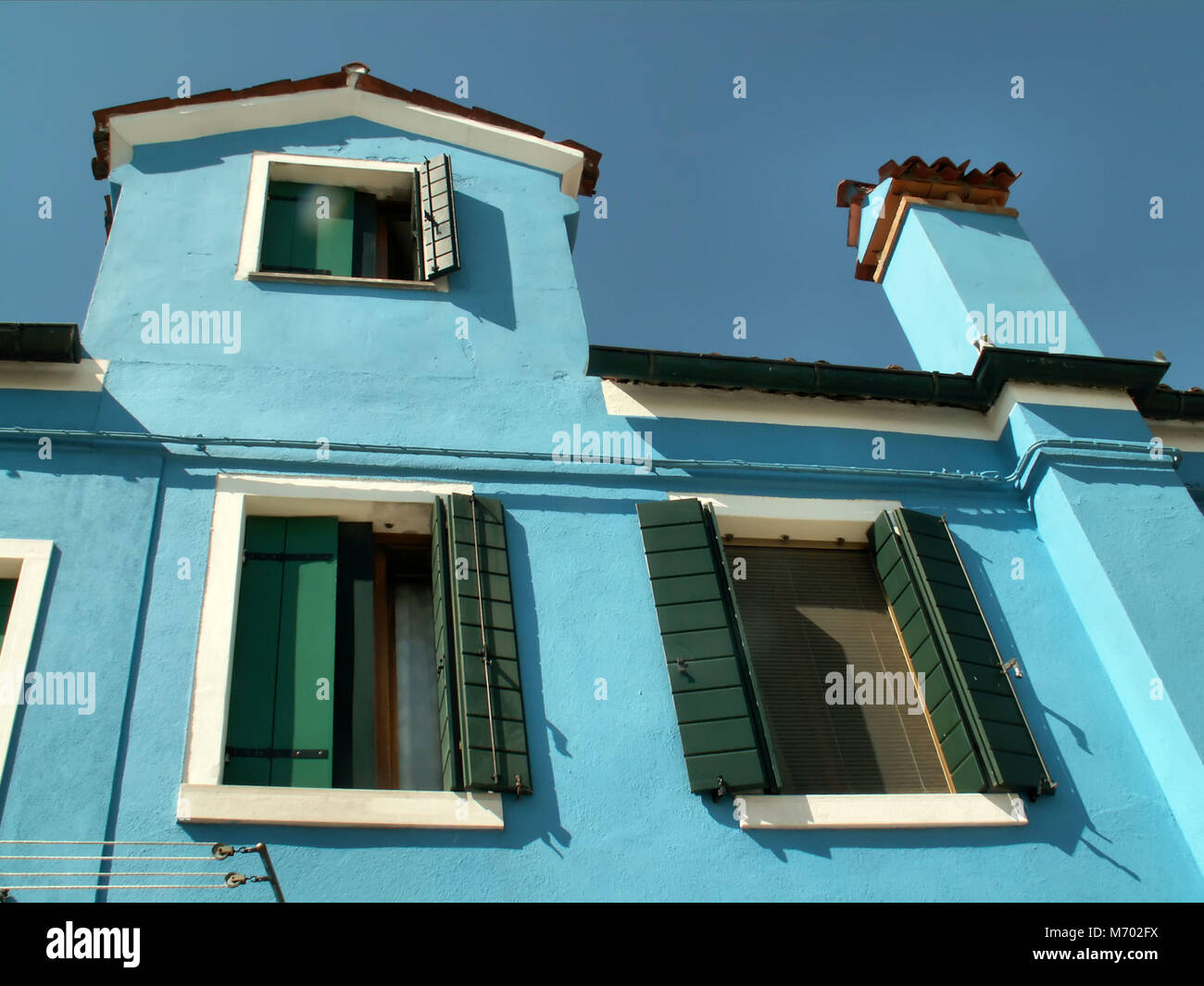 the blue house Stock Photo - Alamy