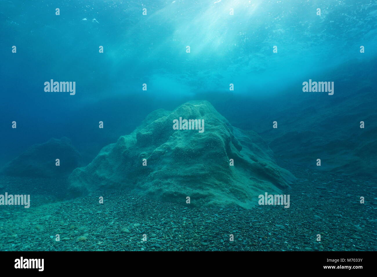 Underwater rock sea floor hi-res stock photography and images - Alamy