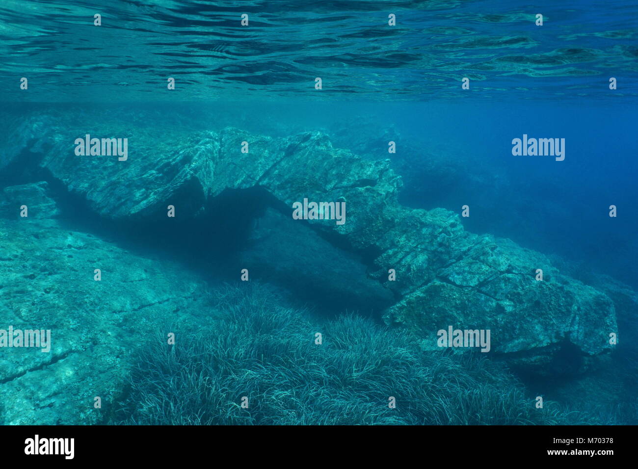Underwater Rock Formations