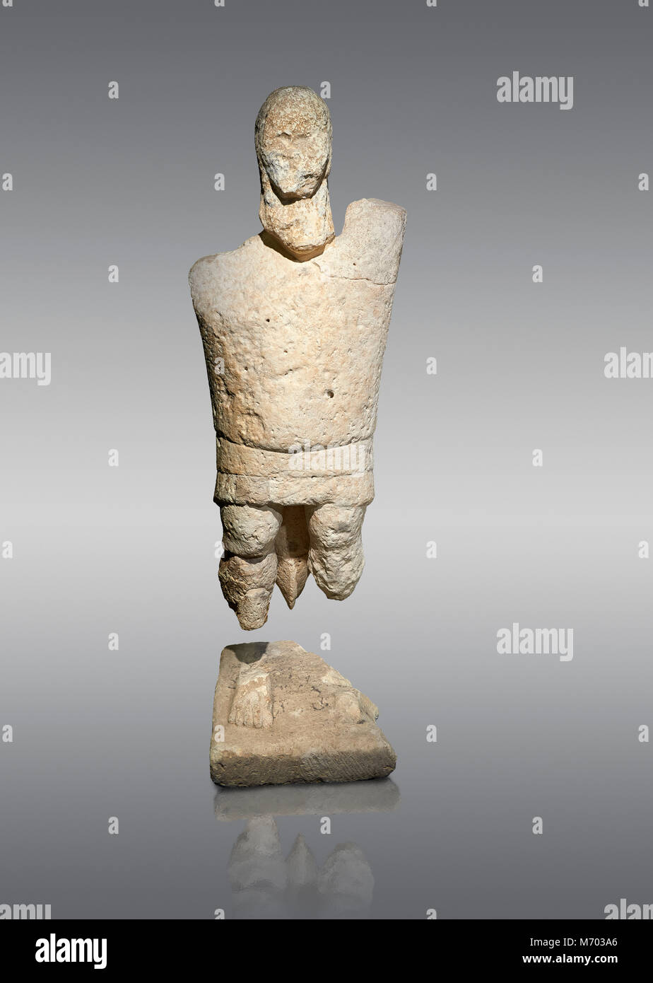 9th century BC Giants of Mont'e Prama Nuragic stone statue of a boxer ...