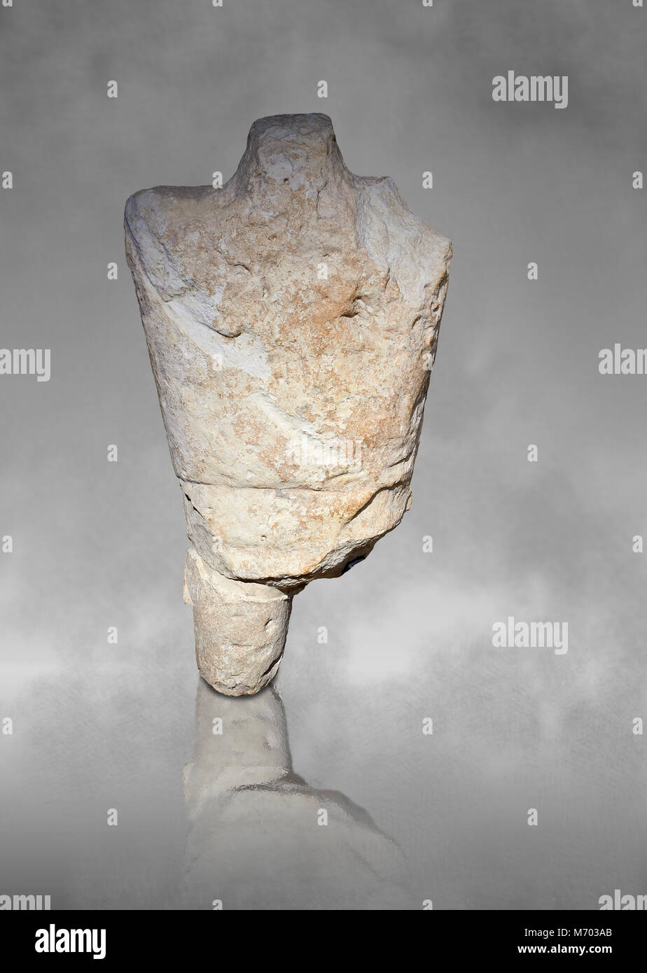 9th century BC Giants of Mont'e Prama Nuragic stone statue of a boxer ...
