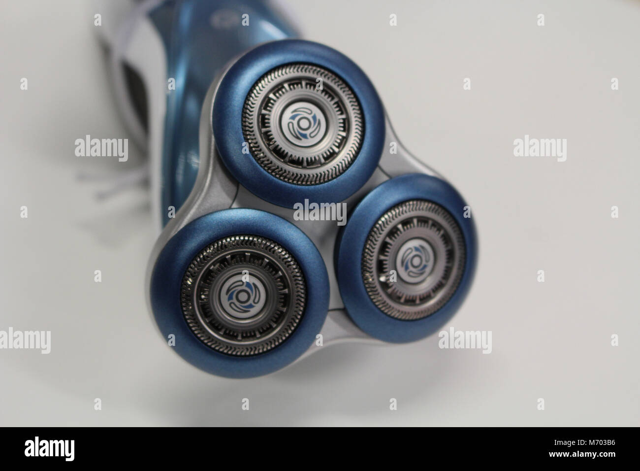 Detail of electronic device - rotary shaver Stock Photo - Alamy