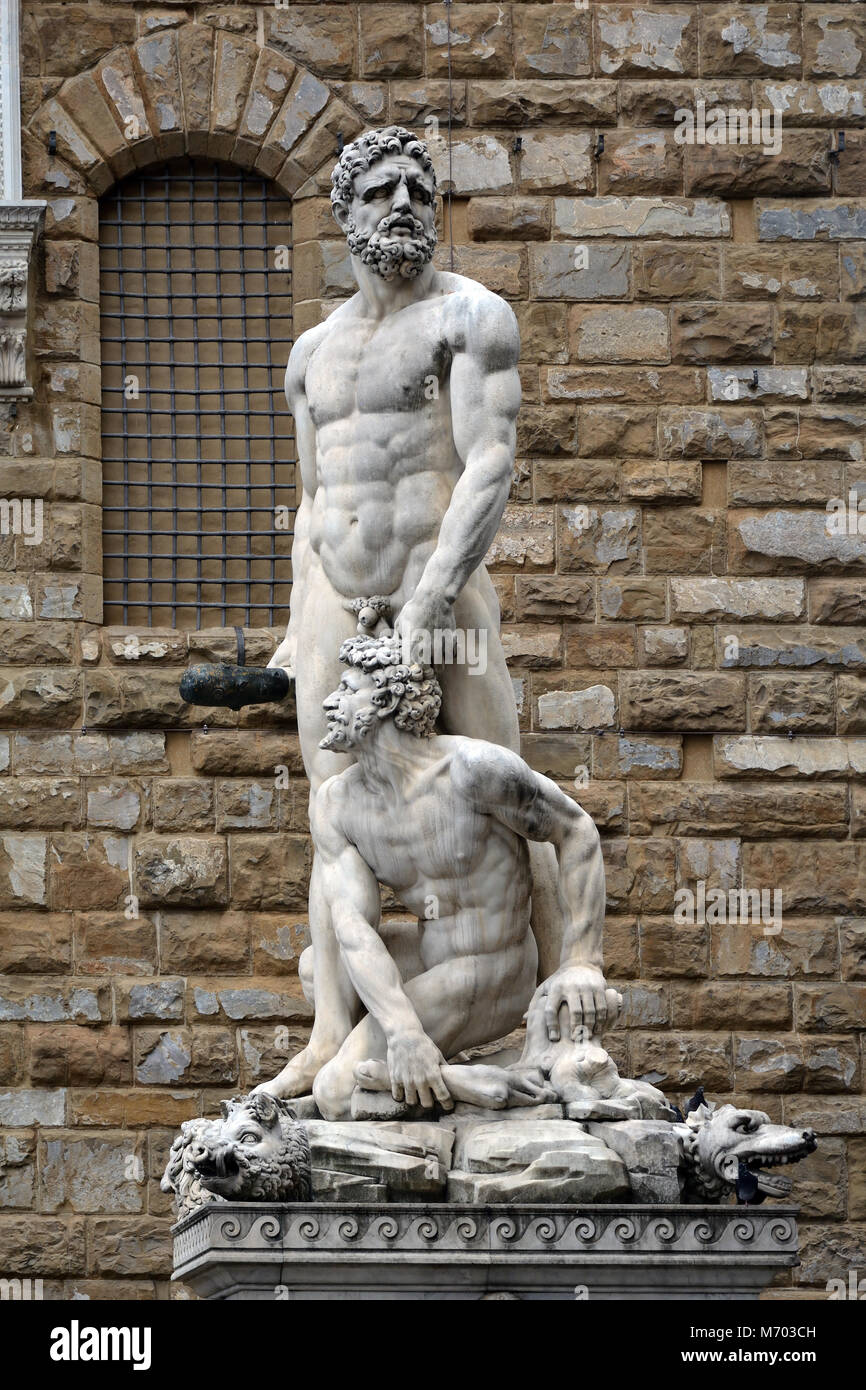 Statue of hercules and cacus hi-res stock photography and images - Alamy