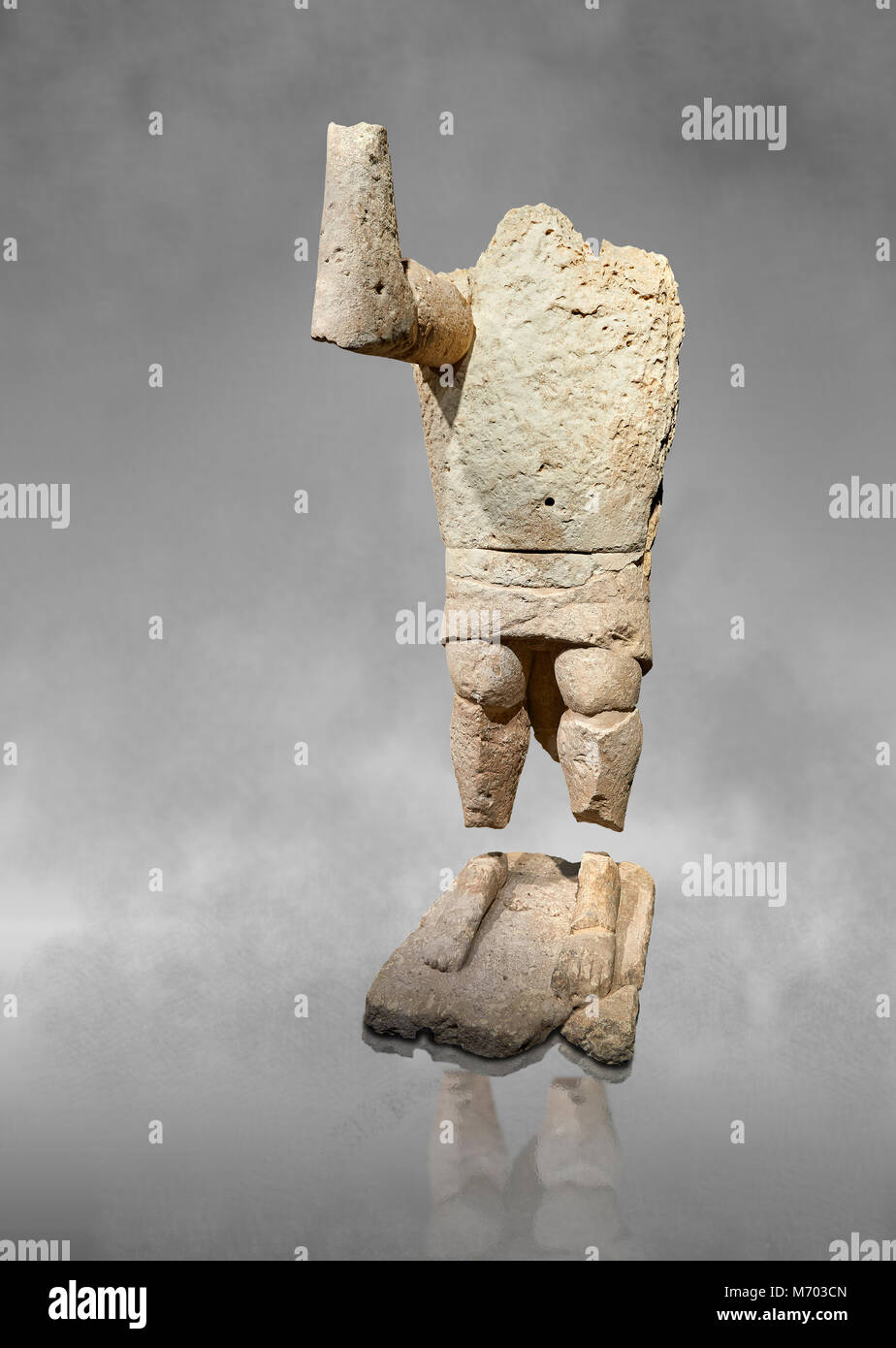 9th century BC Giants of Mont'e Prama Nuragic stone statue of a boxer ...
