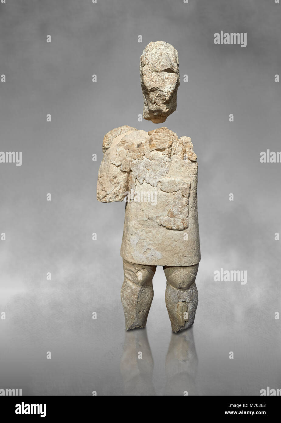 9th century BC Giants of Mont'e Prama Nuragic stone statue of a boxer ...