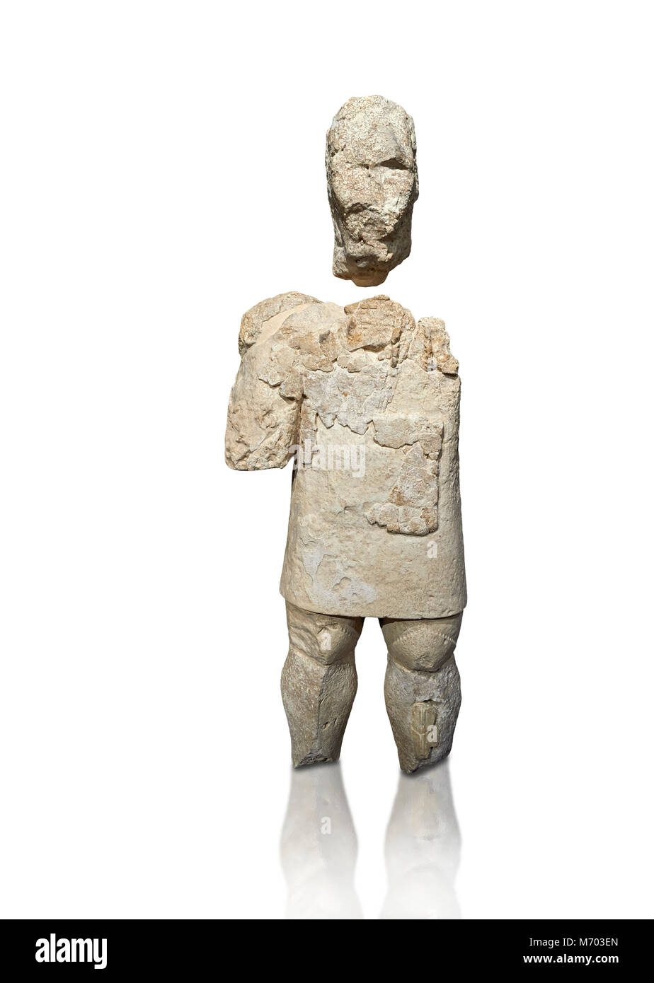 9th century BC Giants of Mont'e Prama Nuragic stone statue of a boxer ...