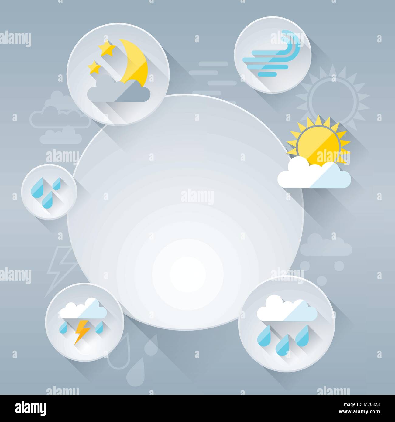 Lightning sky circle Stock Vector Images - Alamy