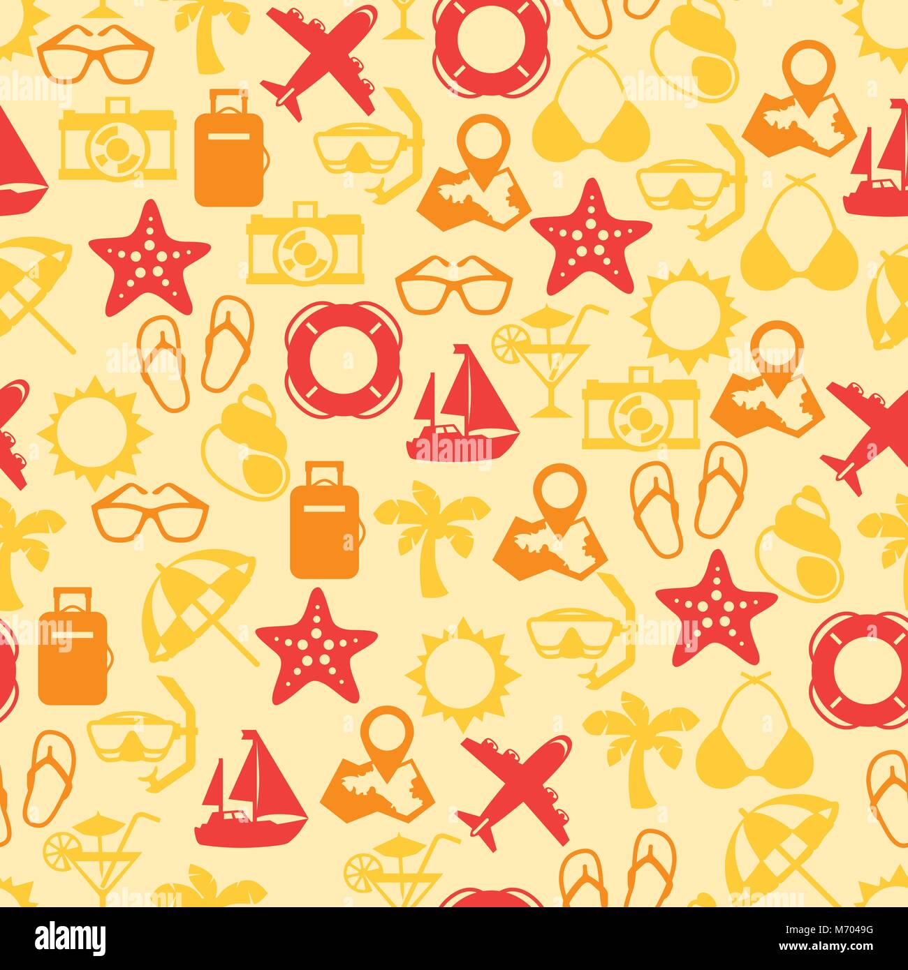 Travel and tourism seamless pattern Stock Vector Image & Art - Alamy