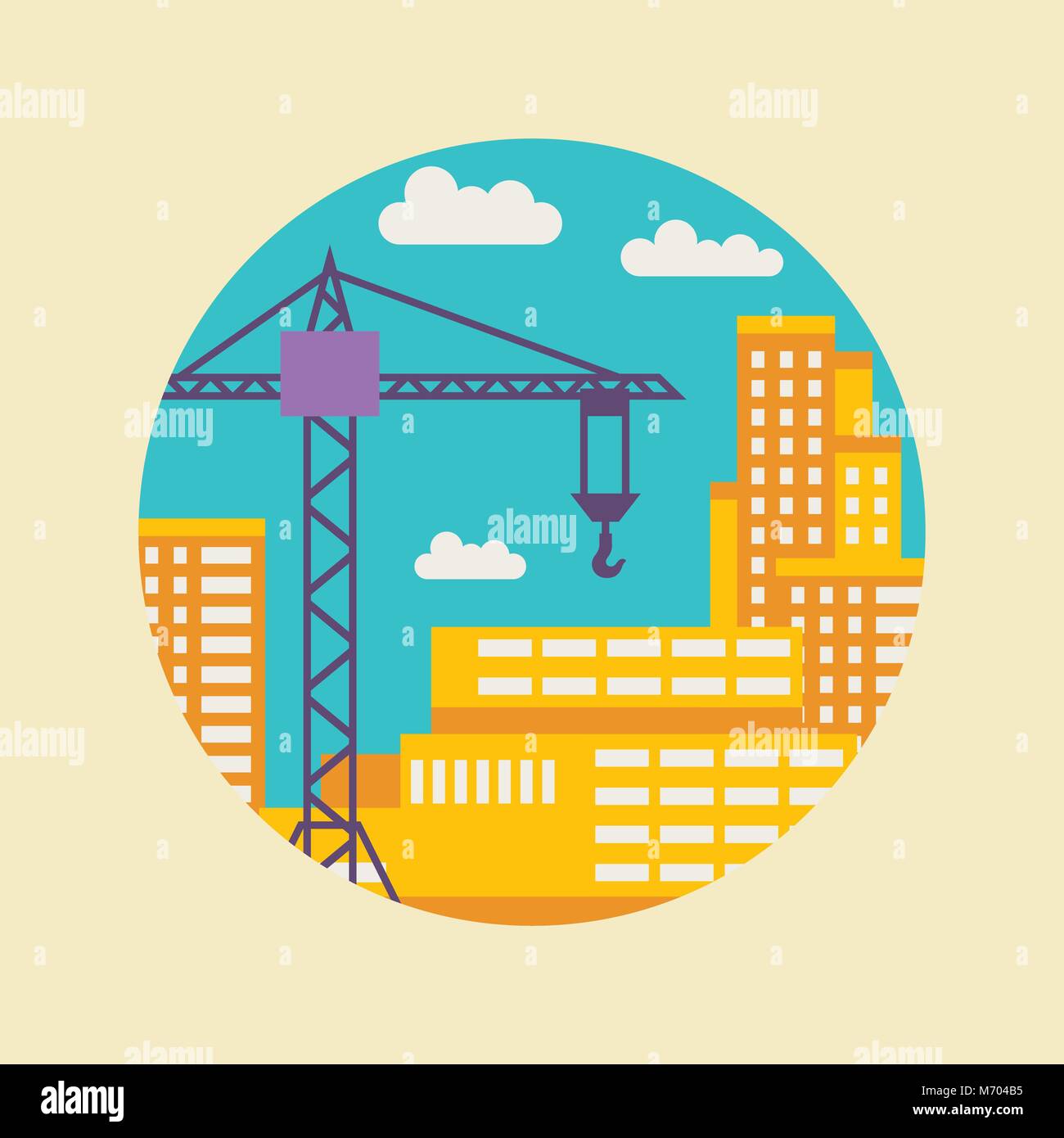 Cityscape background with buildings Stock Vector Image & Art - Alamy