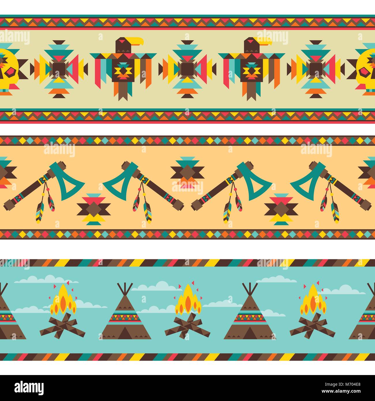 Native american indians fire hi-res stock photography and images - Alamy