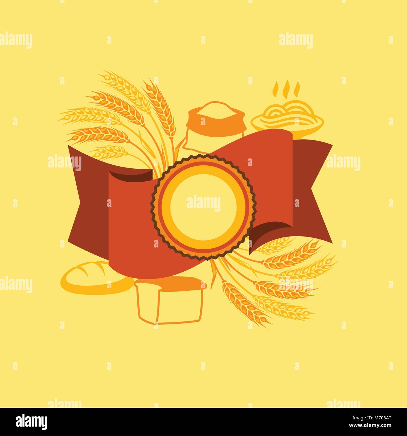 Background with label for the cereal product Stock Vector Image & Art ...