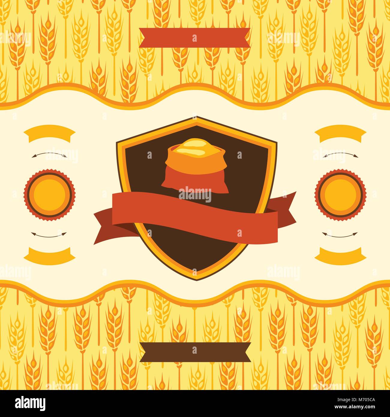 Flour advertising Stock Vector Images - Alamy