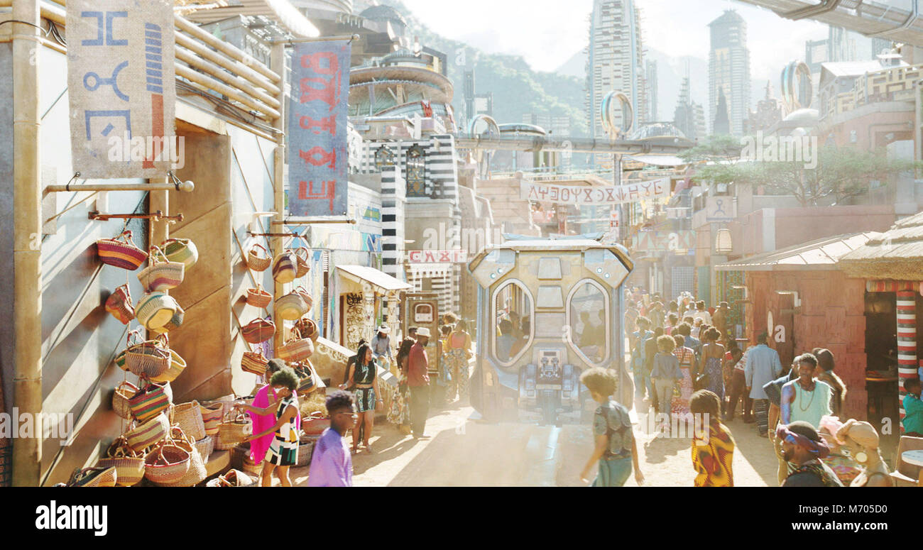 BLACK PANTHER, Wakanda, 2018. © Marvel / © Walt Disney Studios Motion ...