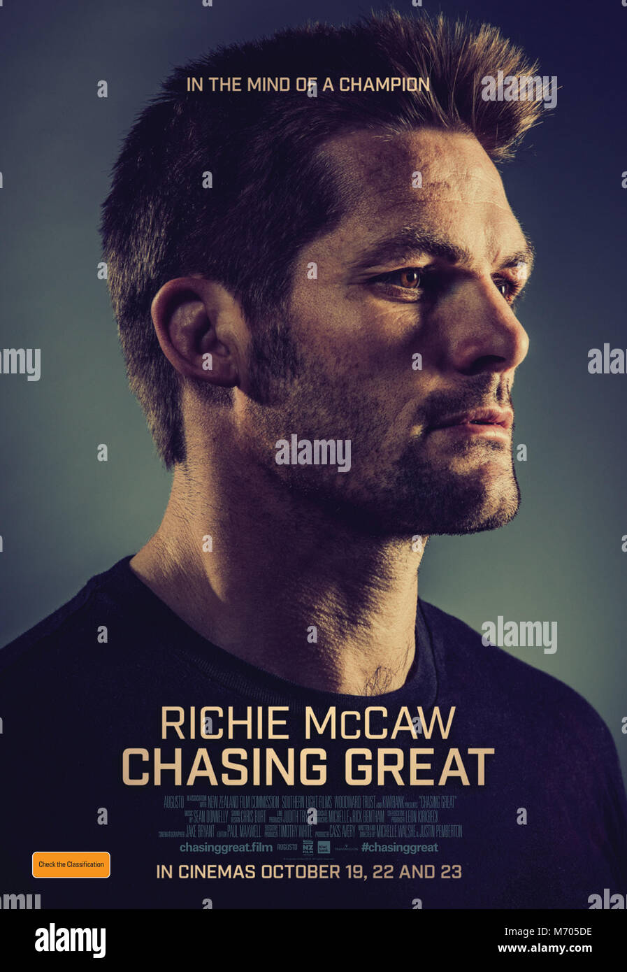 CHASING GREAT, Australian poster, Richie McCaw, 2016. © Abramorama ...