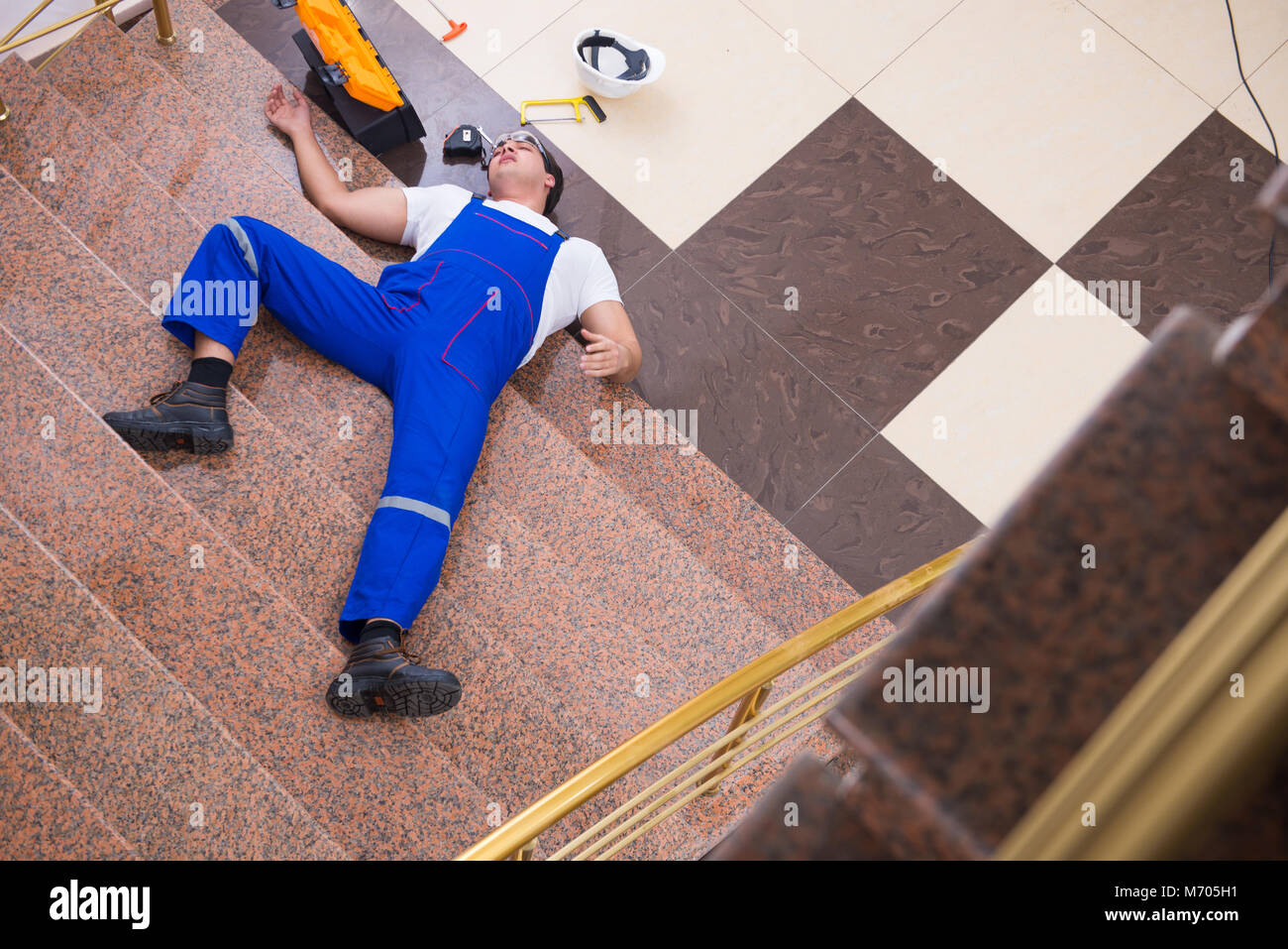 Fell Down Stairs Stock Photos & Fell Down Stairs Stock Images - Alamy