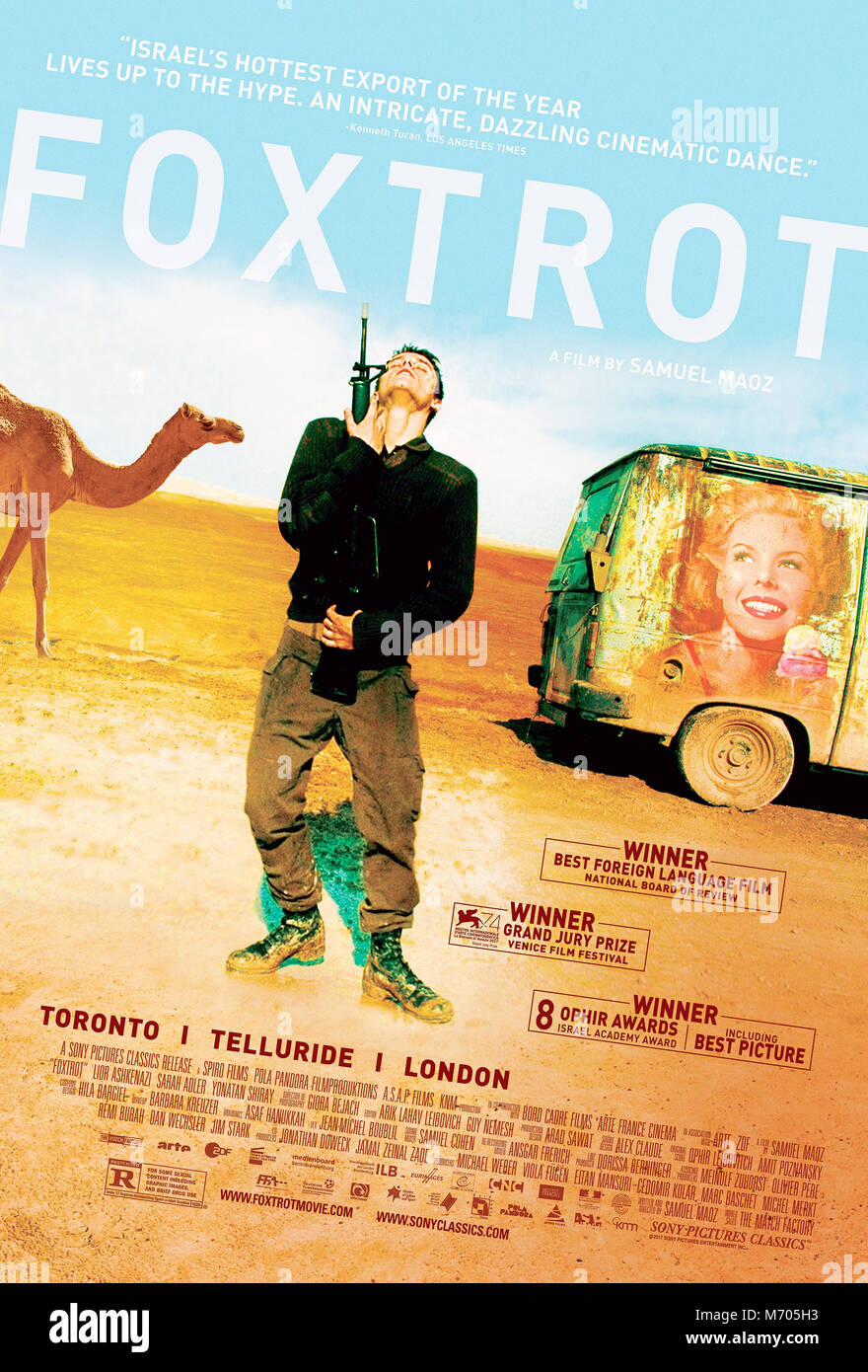 FOXTROT, US poster, Yonaton Shiray, 2017. © Sony Pictures Classics ...