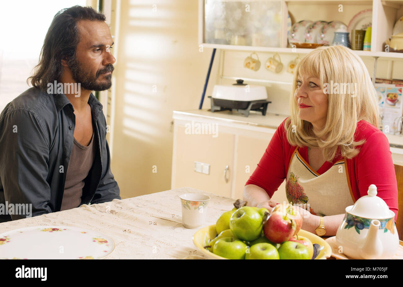 GOLDSTONE, from left: Aaron Pedersen, Jacki Weaver, 2016. © Lightyear ...
