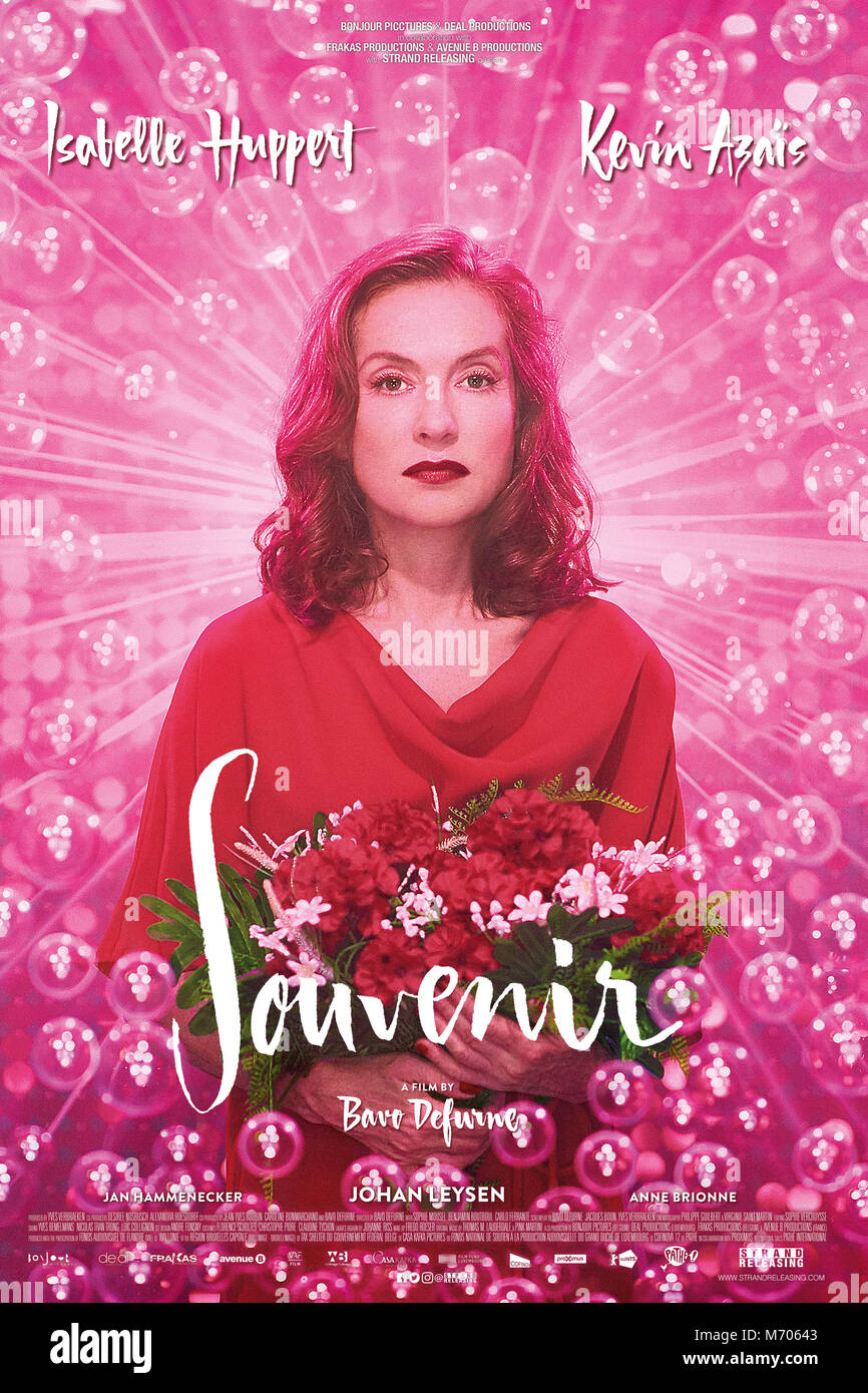 SOUVENIR, US poster, Isabelle Huppert, 2016. © Strand Releasing ...