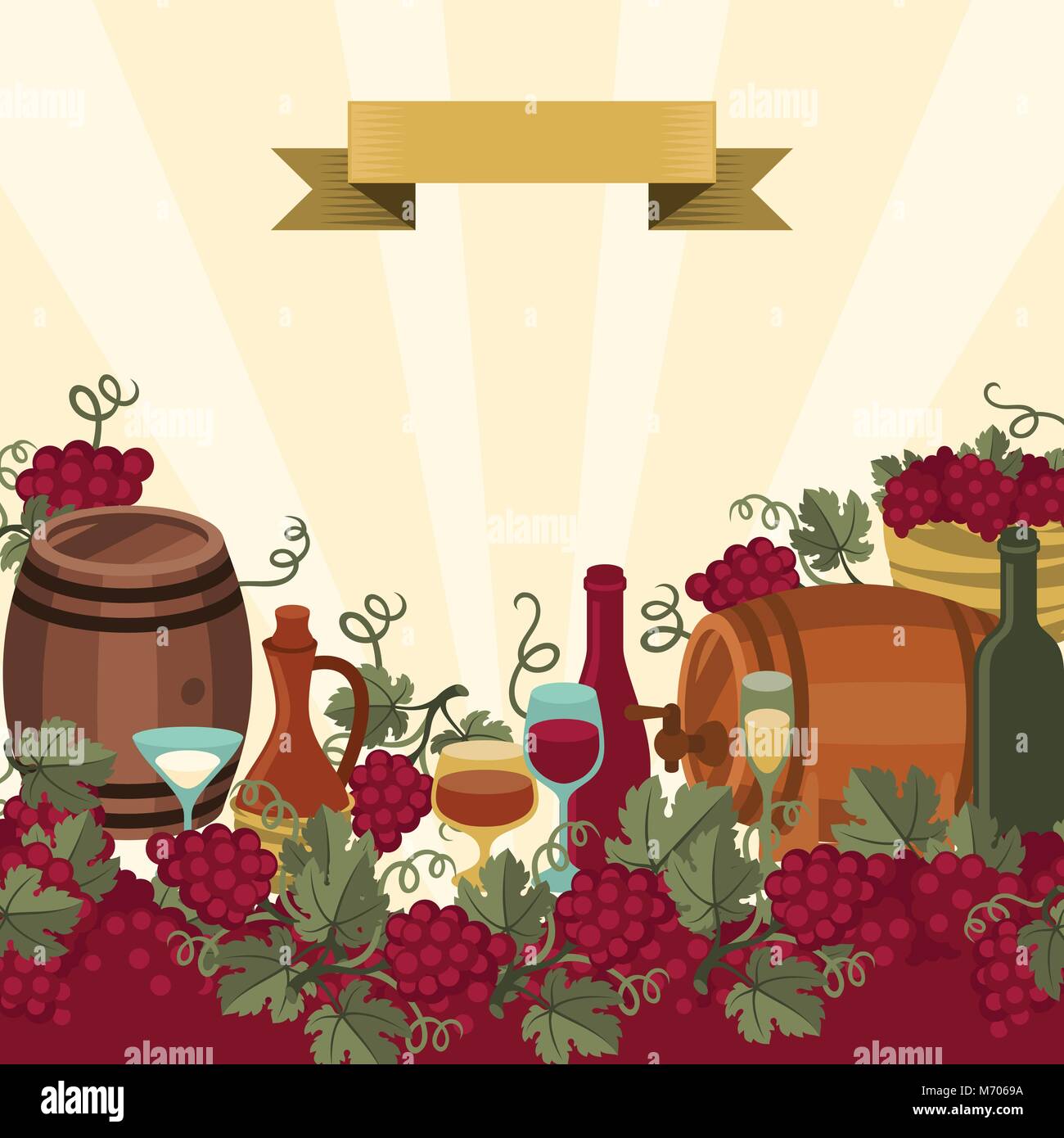 Vector wine map hi-res stock photography and images - Alamy