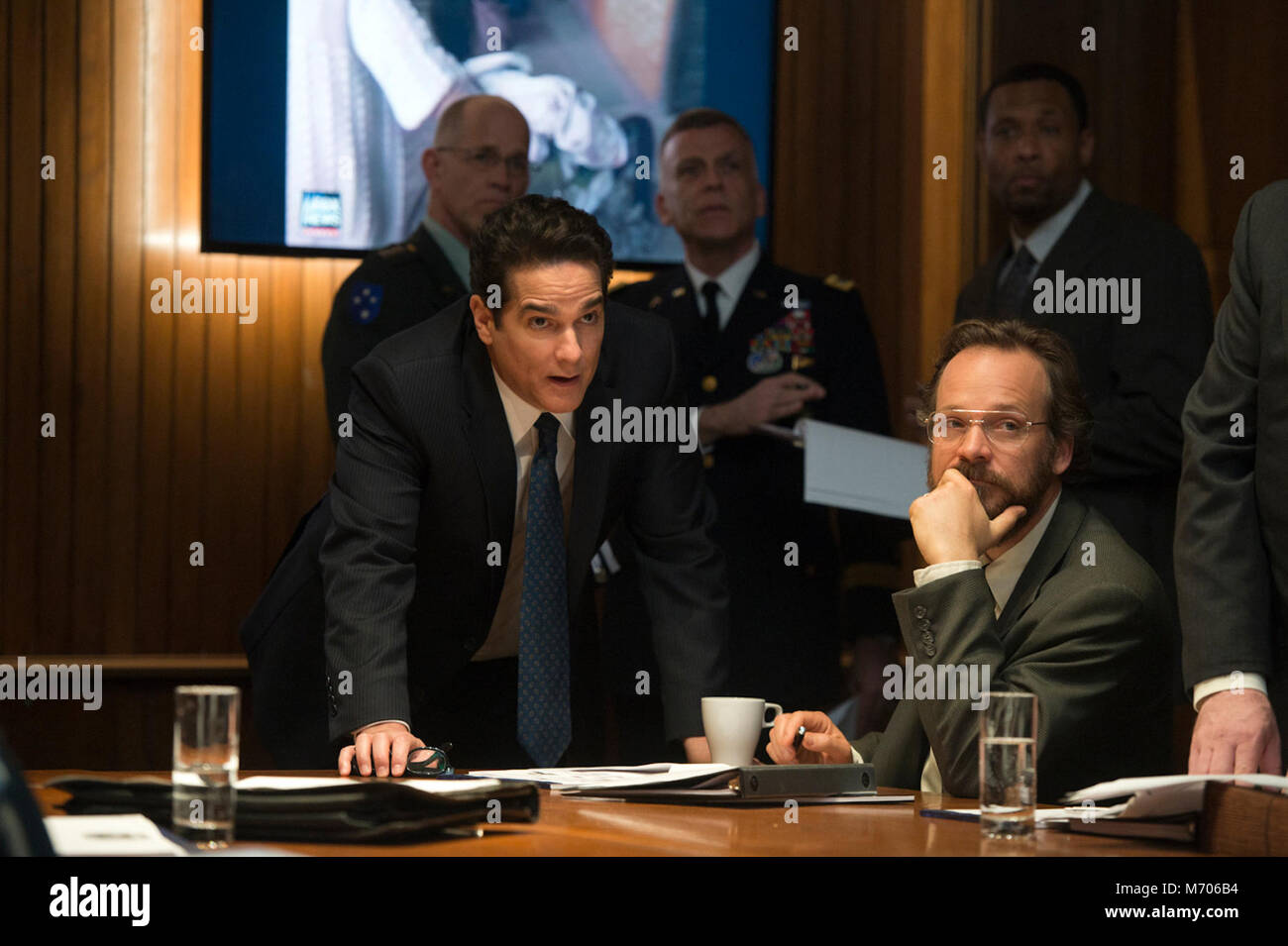THE LOOMING TOWER, seated right: Peter Sarsgaard in 'Losing My Religion ...