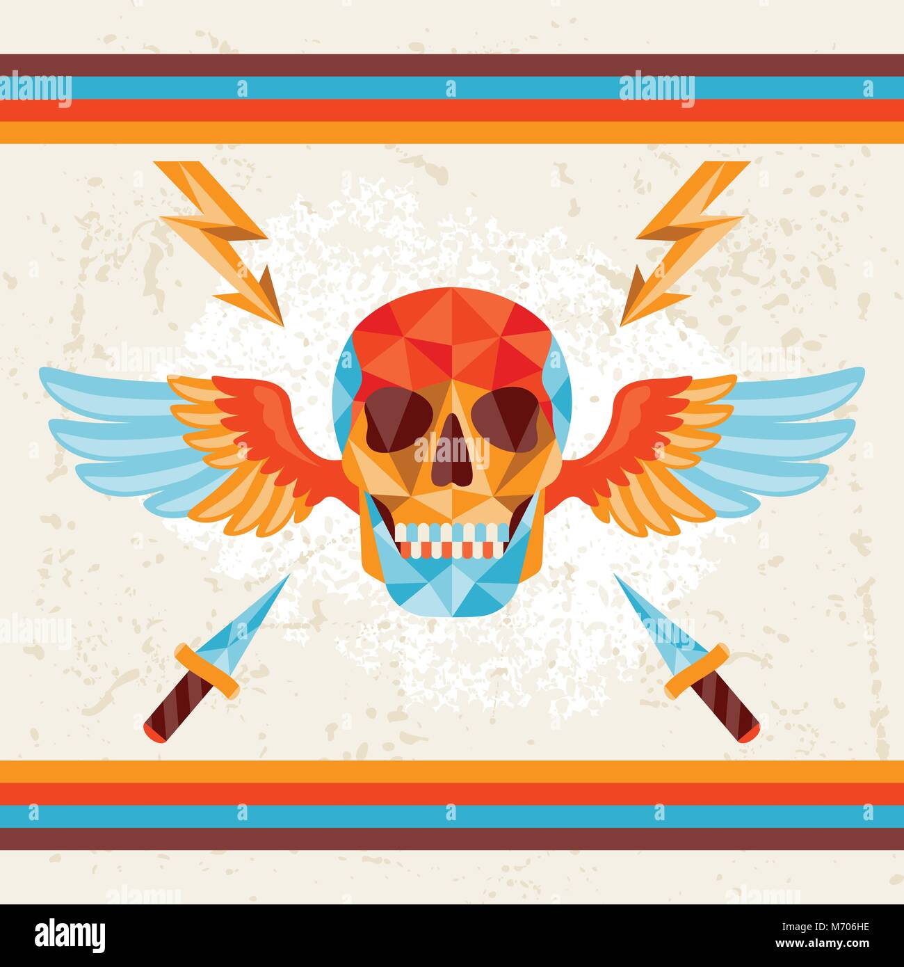 Sugar skull border hi-res stock photography and images - Alamy