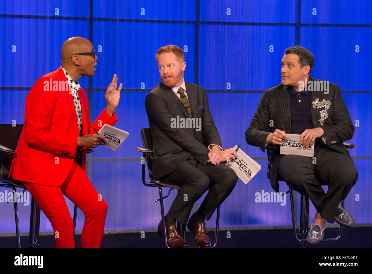 PROJECT RUNWAY: ALL STARS, from left: RuPaul, Jesse Tyler Ferguson ...