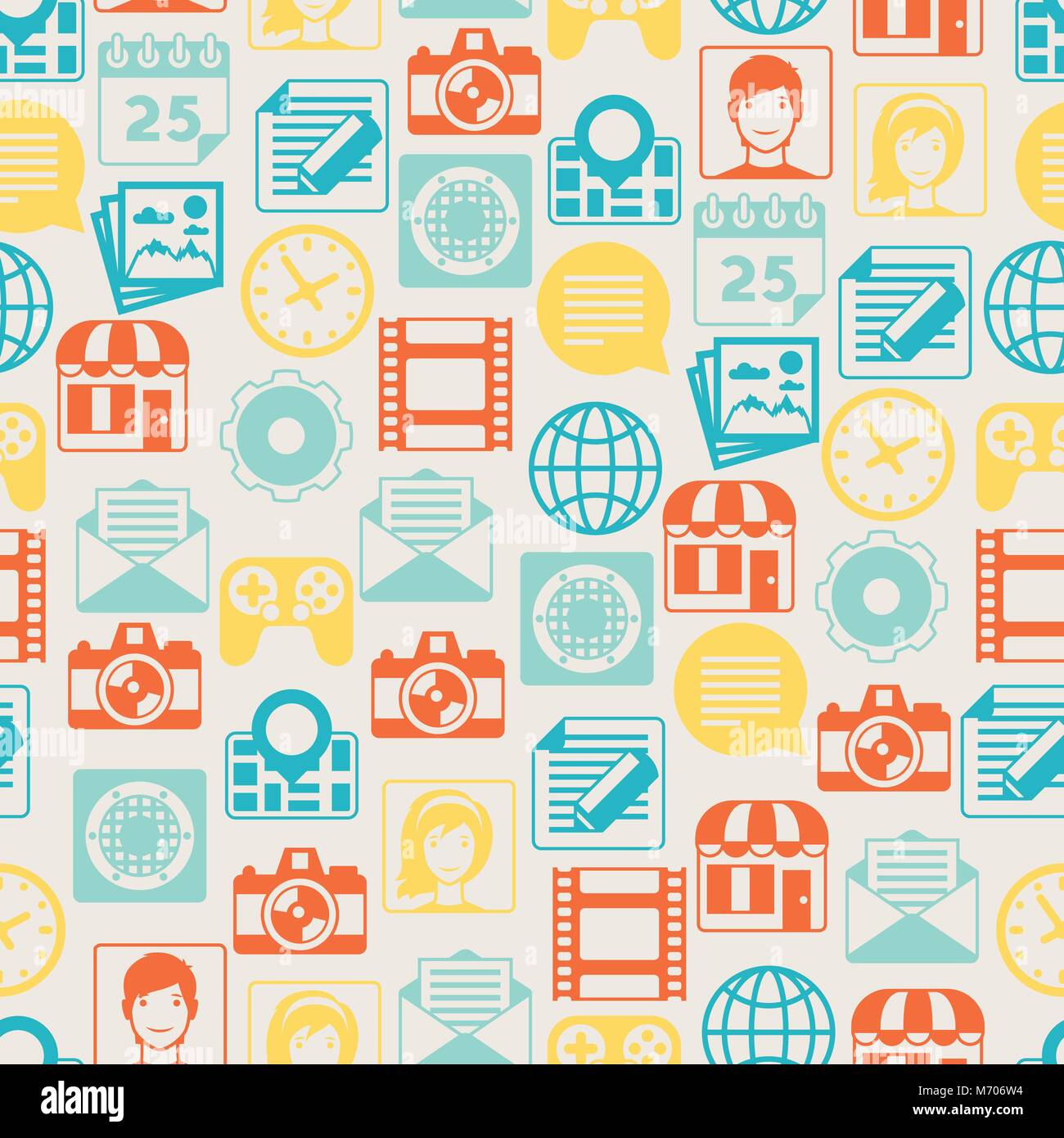 Mobile setting Stock Vector Images - Alamy