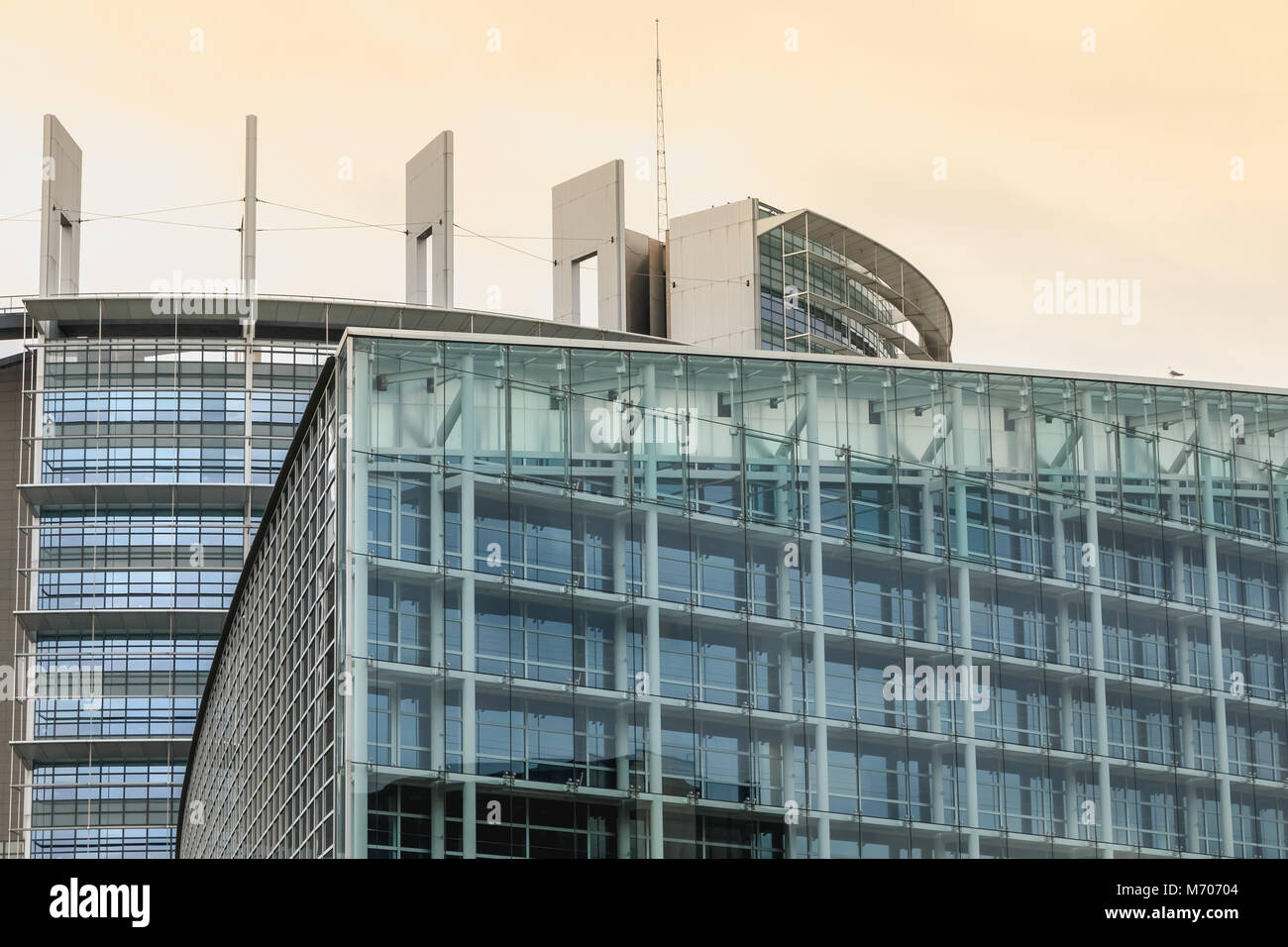 Strasbourg, France - December 28, 2017: Architectural detail of the ...