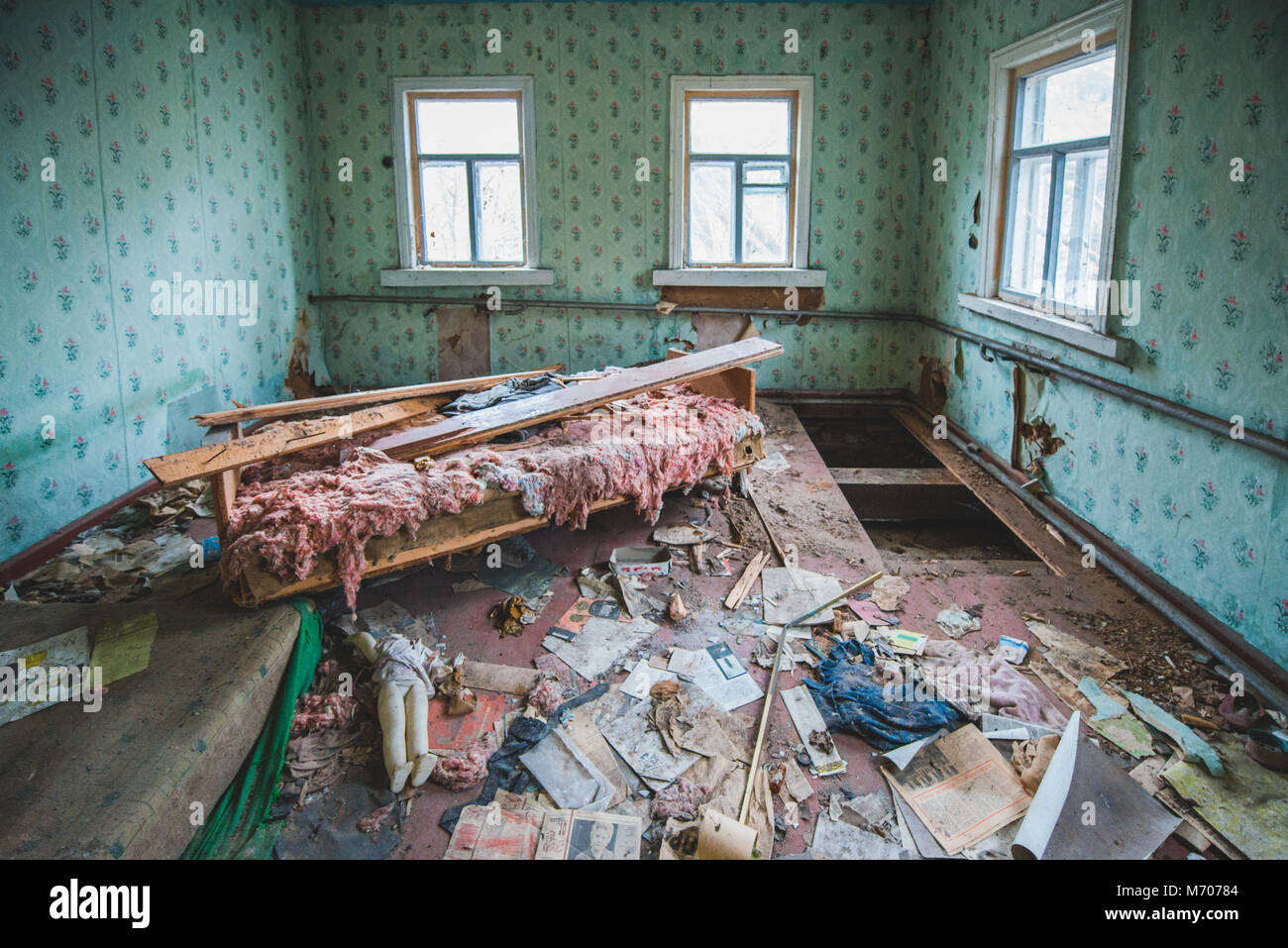 Ukraine, Chernobyl: Abandoned vehicles, houses and places from the ...