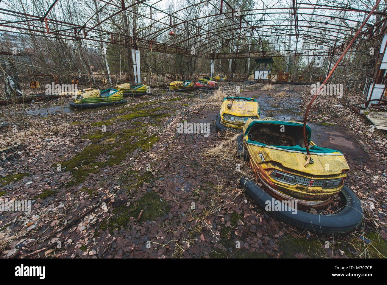 Ukraine, Chernobyl: Abandoned vehicles, houses and places from the ...