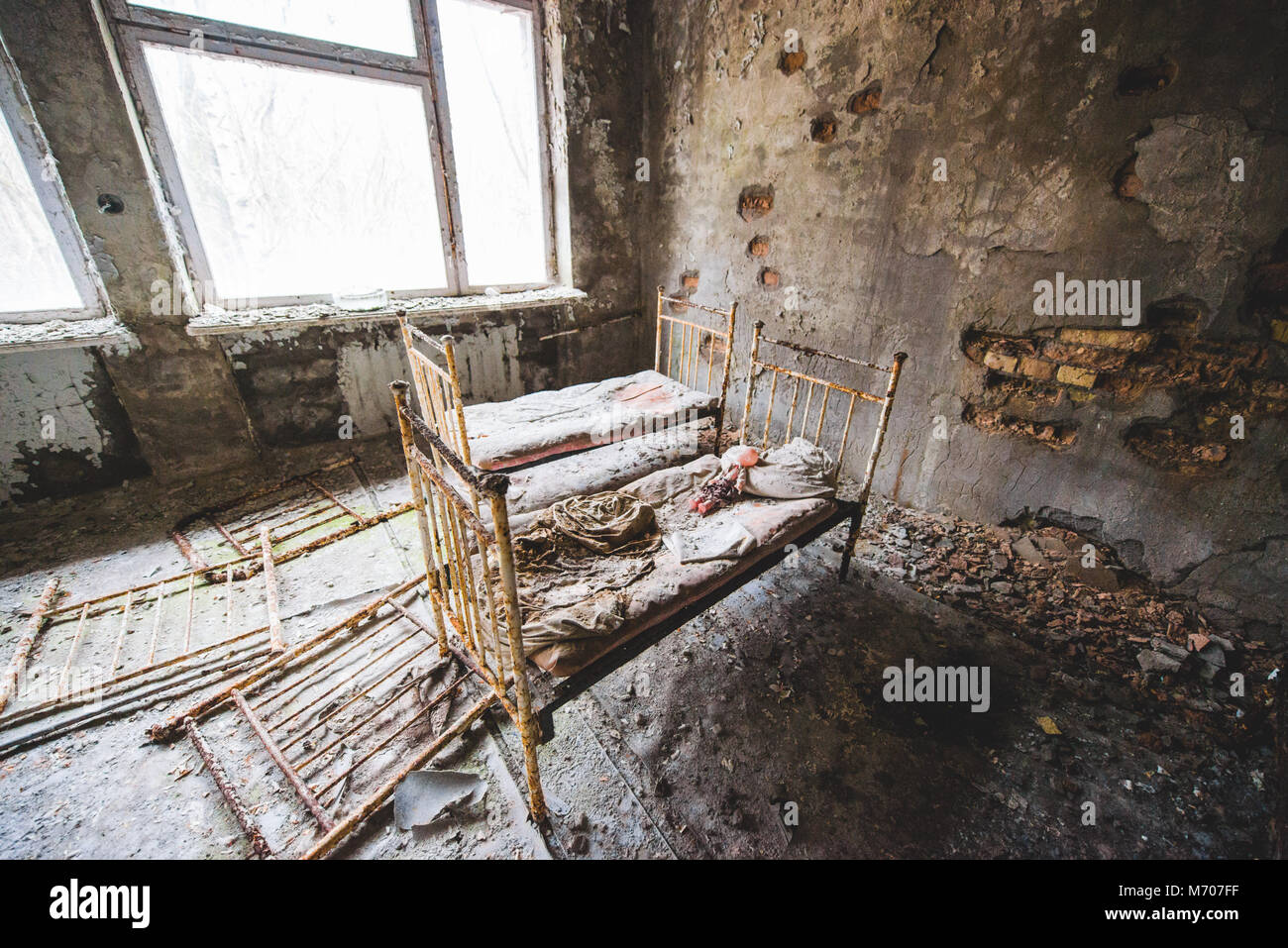 Ukraine, Chernobyl: Abandoned vehicles, houses and places from the ...