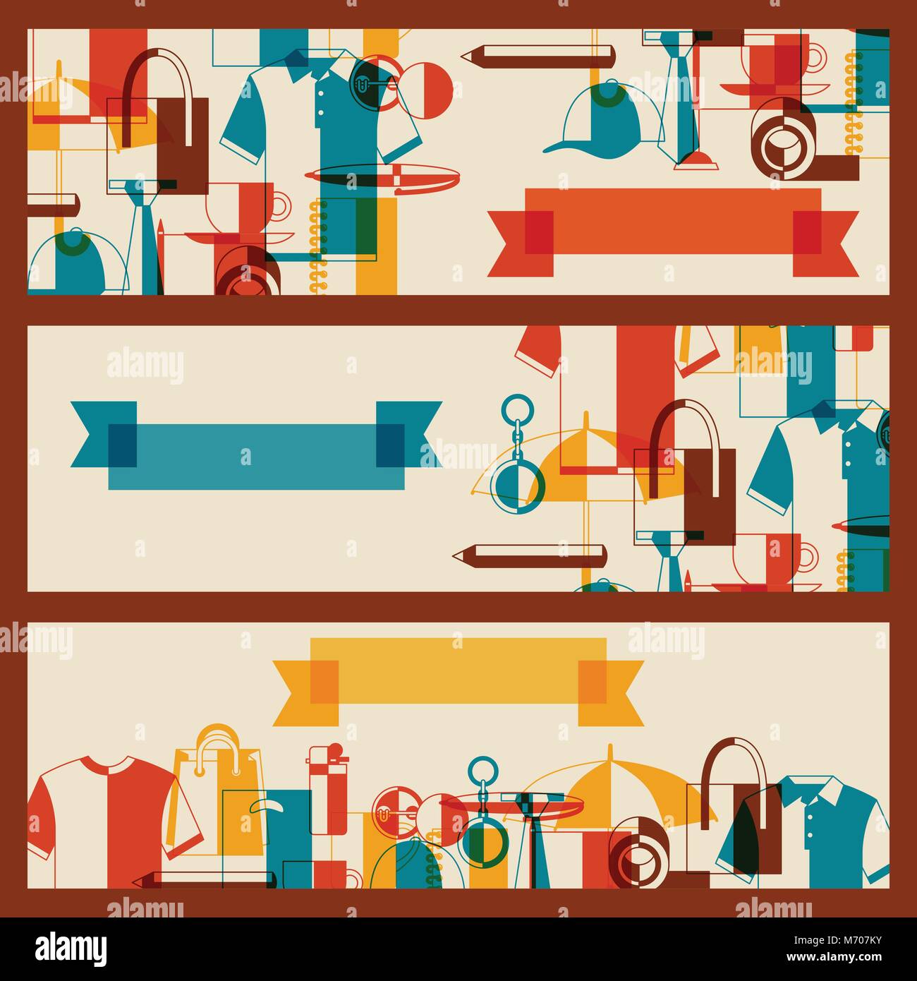 Souvenirs market Stock Vector Images - Alamy