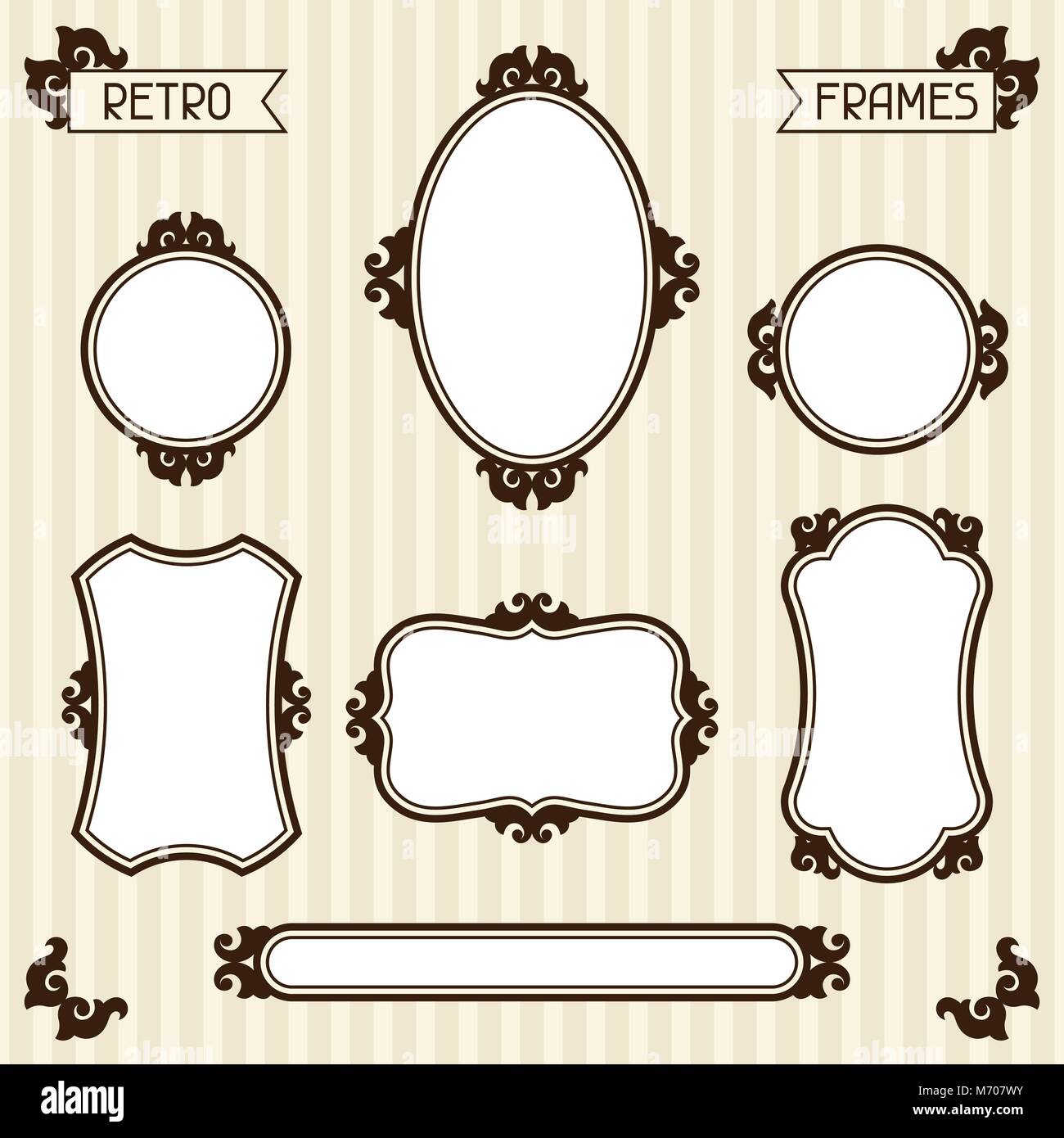 Artwork in retro style vintage Stock Vector Images - Alamy