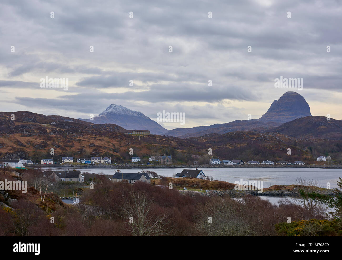 The mountain of Suilven in Assynt, taken one early morning from ...