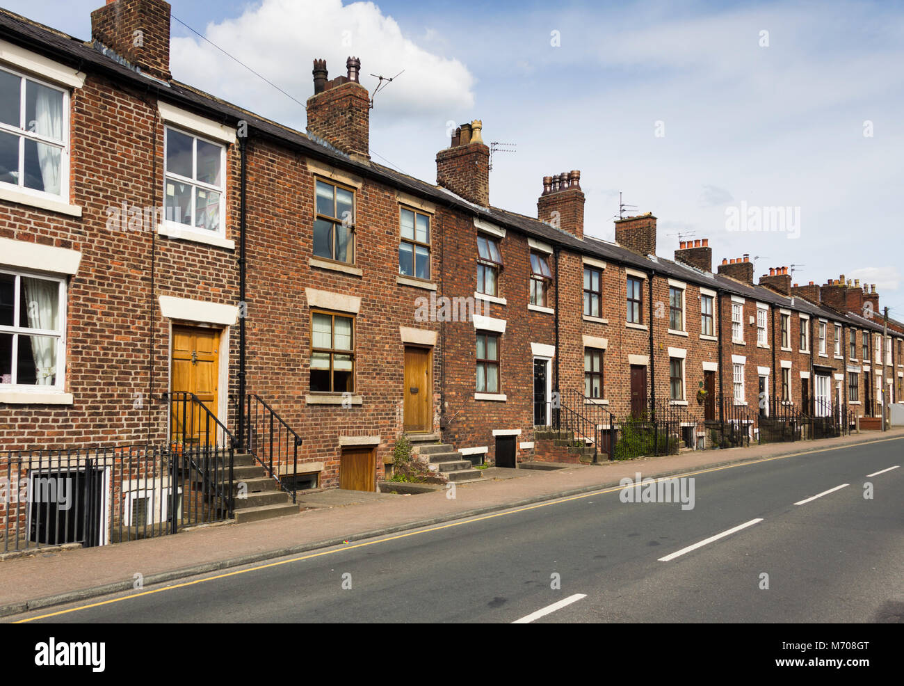 Step Houses (Friendly Society Houses) in Fox Lane, Leyland, Lancashire ...