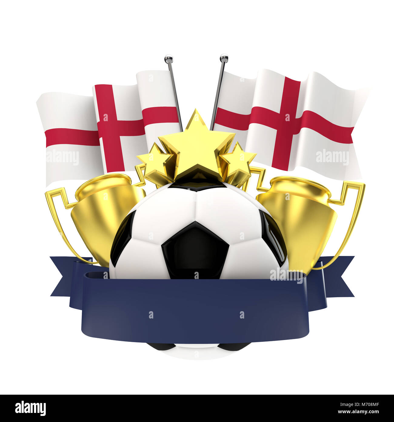 English football league championship trophy Cut Out Stock Images ...