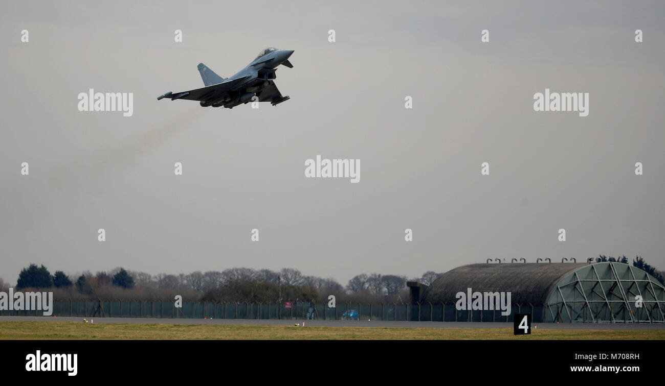 Raf coningsby lincolnshire typhoon hi-res stock photography and images ...